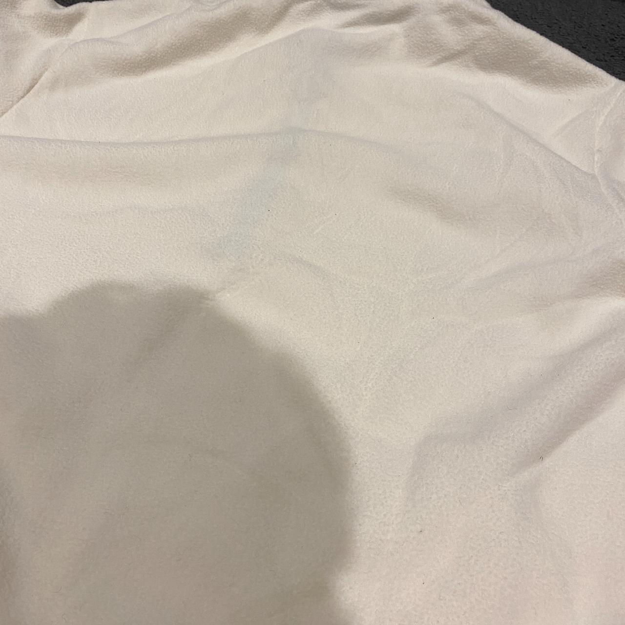 Essentials Cream Quater Zip Fleece Size: XL Never Worn - Depop