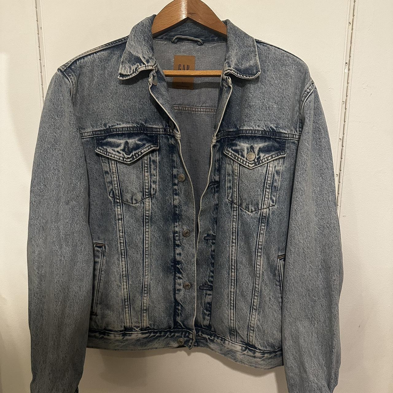 Gap classic iconic denim jacket (blue) Brand:... - Depop