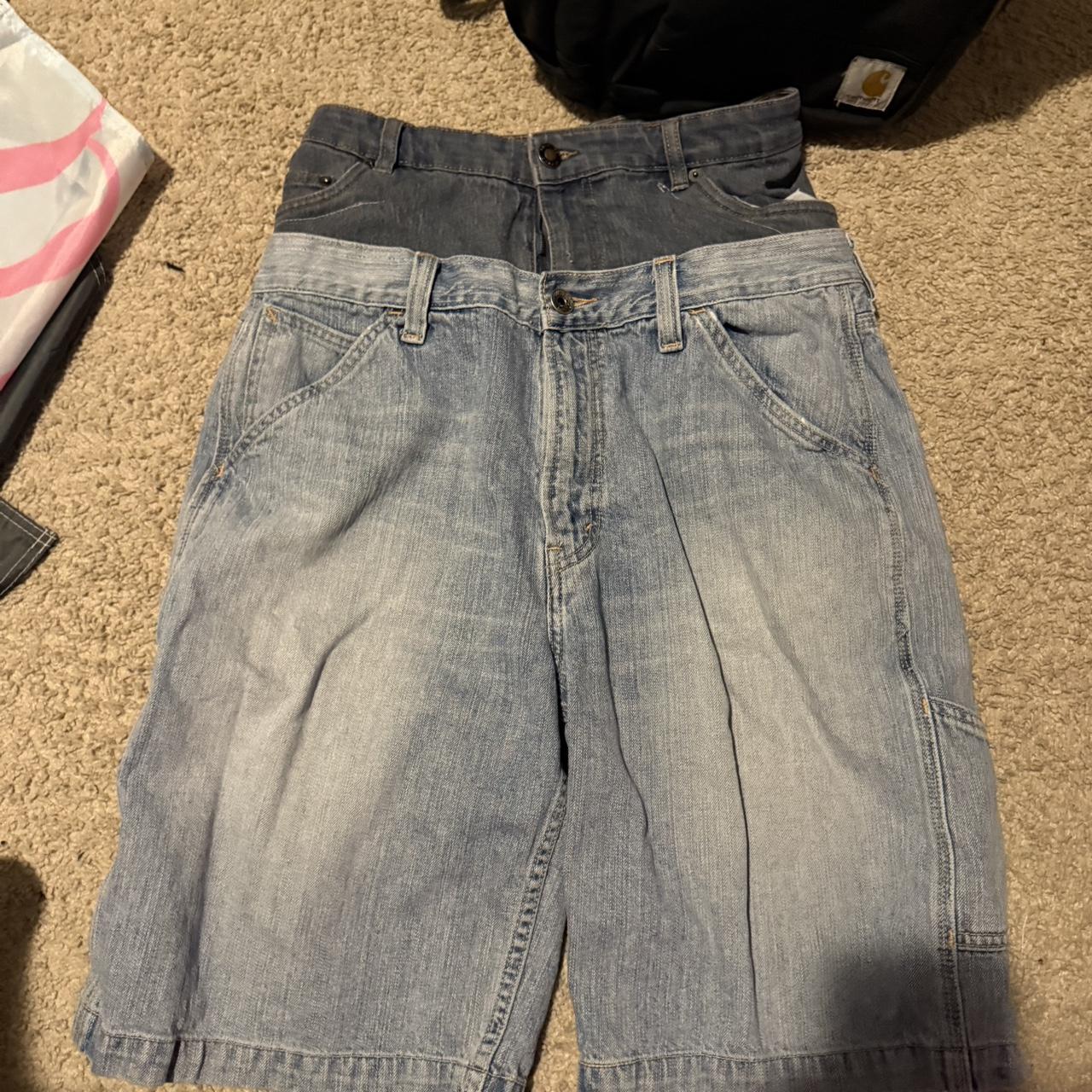 double waisted jorts waist line 34 | Depop