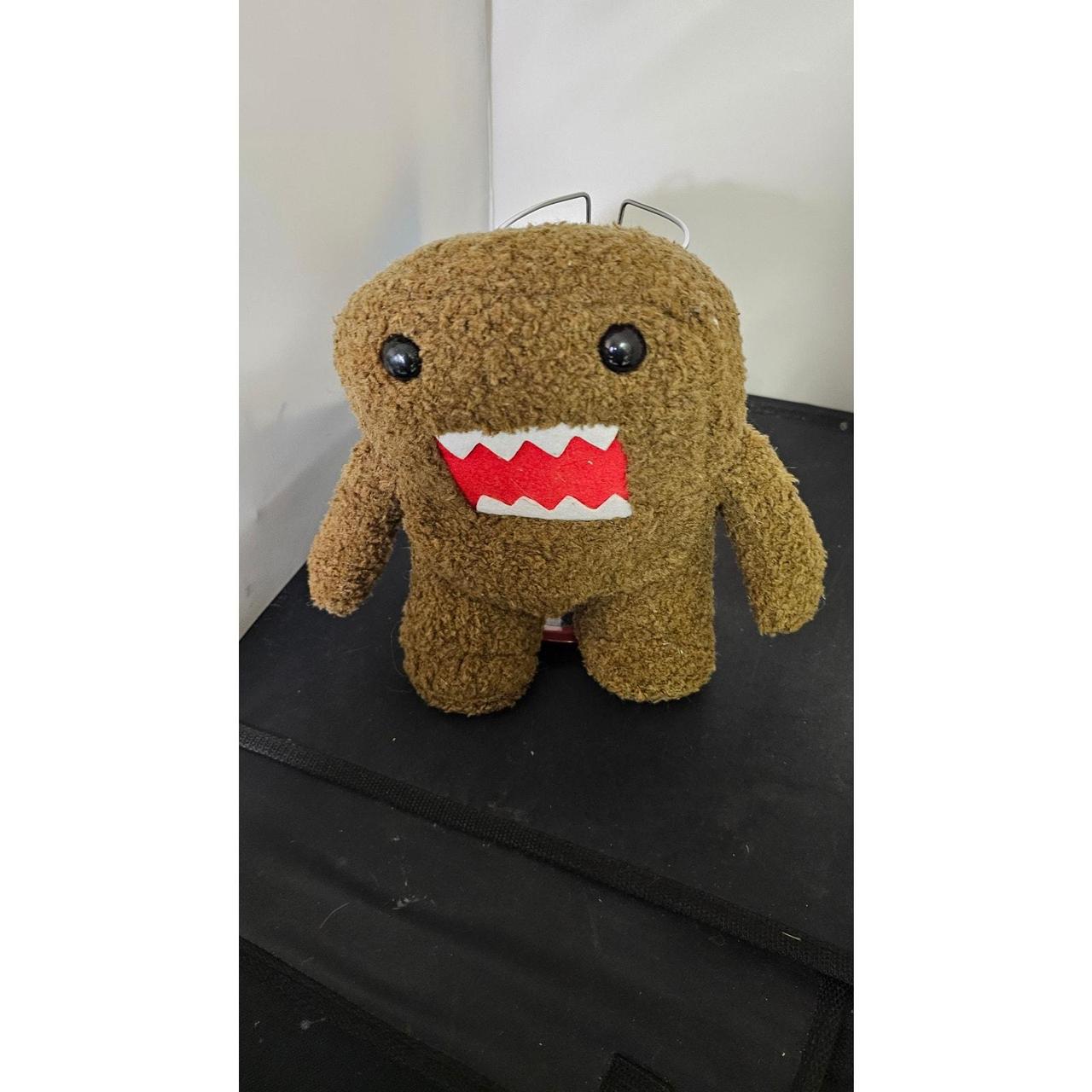 DOMO Brown Monster Plush Stuffed Animal Teeth Curl Hair | Depop
