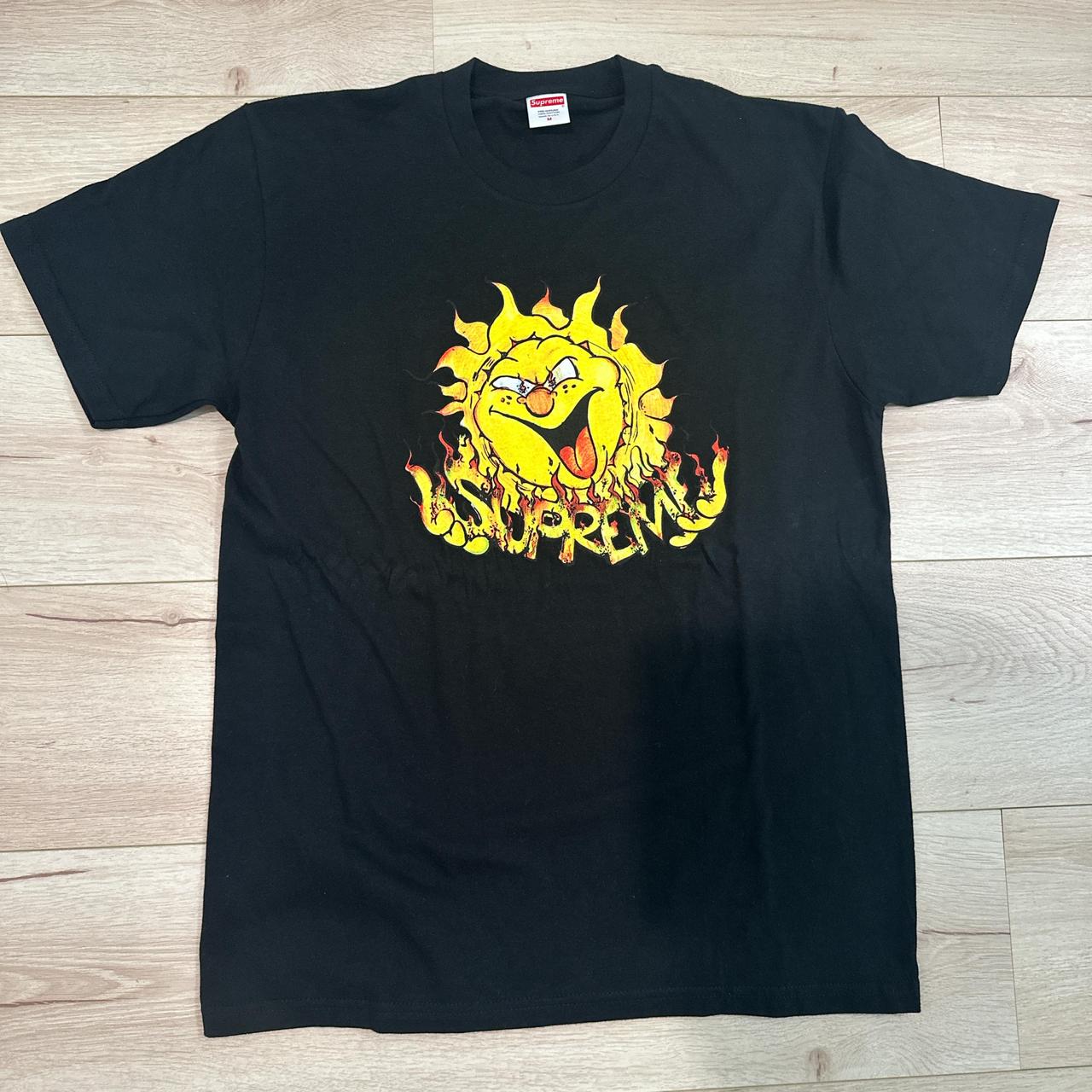 Supreme sun tee, only worn once Message for... - Depop