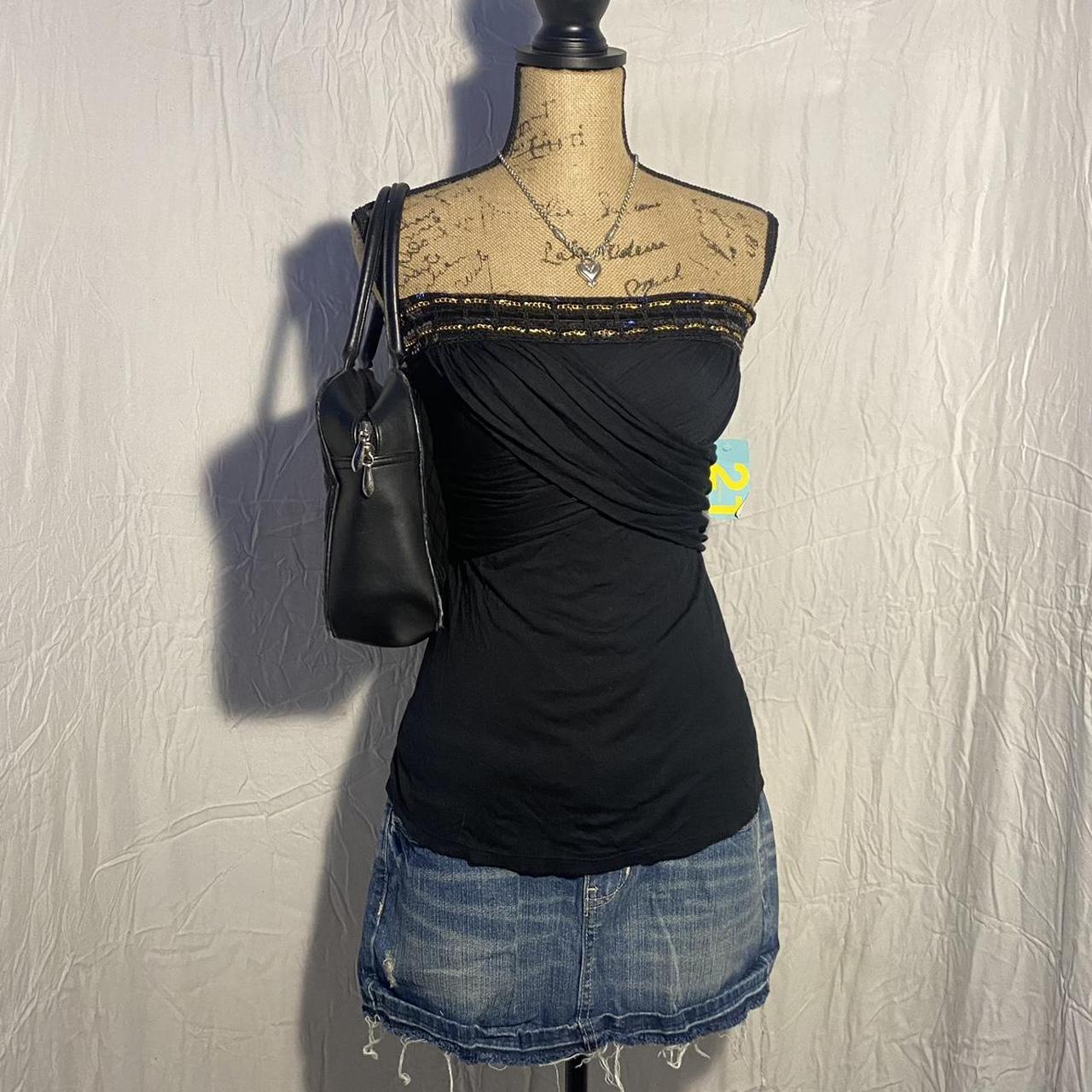 Vintage 90s mcbling emo twee Twenty One Black... - Depop