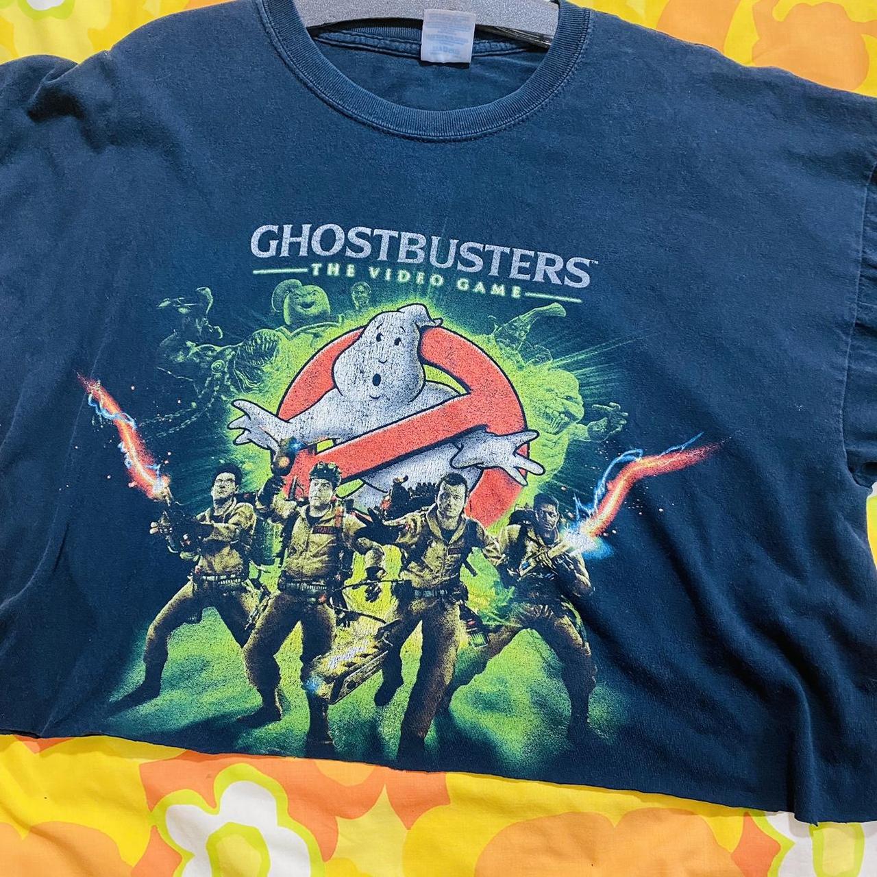 Ghostbusters the video game crop top shirt Size xl - Depop