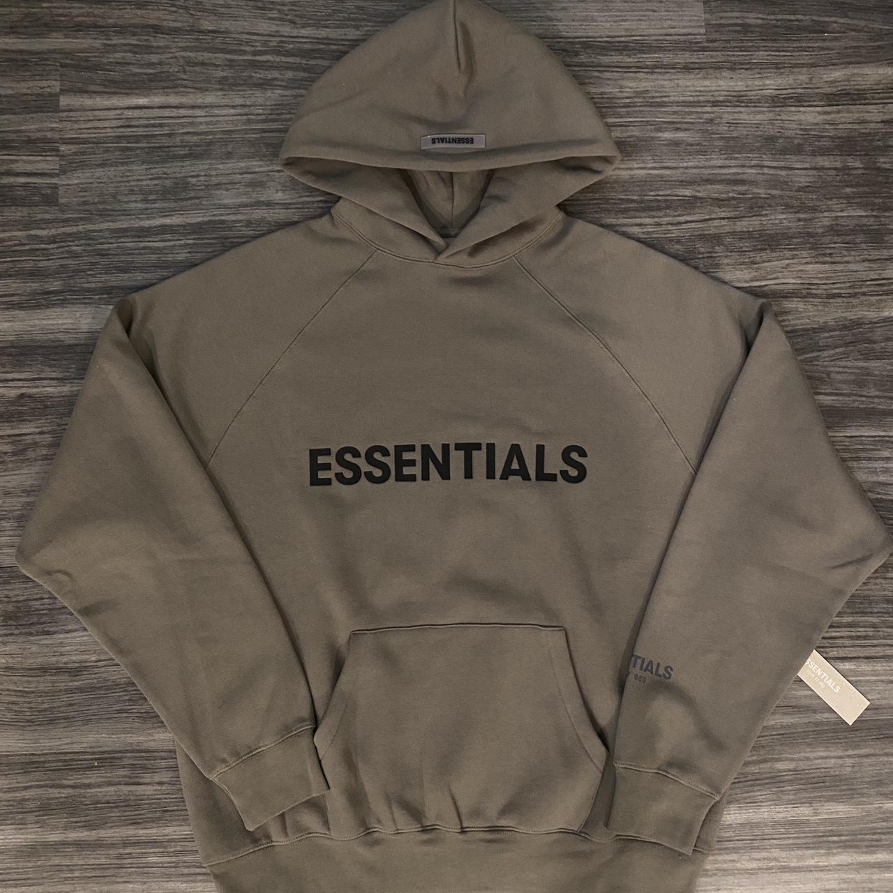 FOG Essentials Hoodie • Charcoal Color way • New,... - Depop