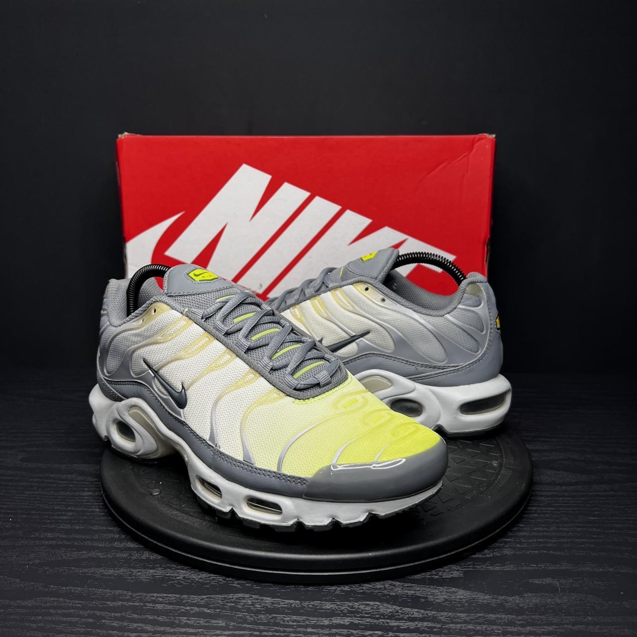 💥 Nike Air Max Plus TN Gradient Grey Volt - Size UK... - Depop