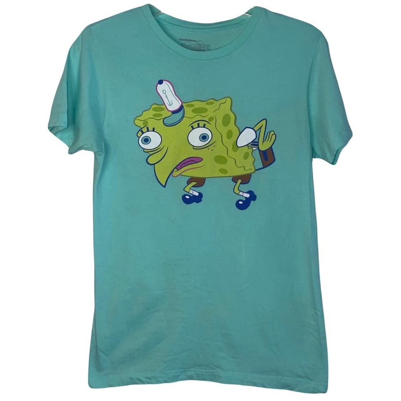 SpongeBob SquarePants chicken meme shirt Good... | Depop