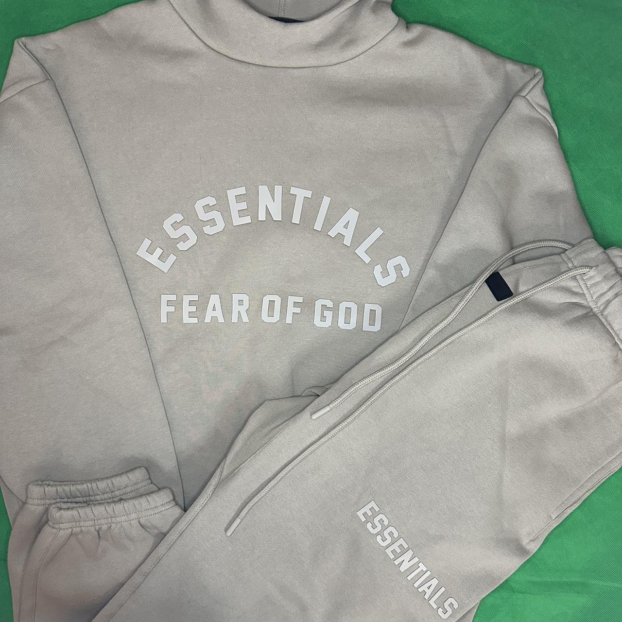 Essentials Fear Of God SS23 Dusty Beige Size Small... - Depop