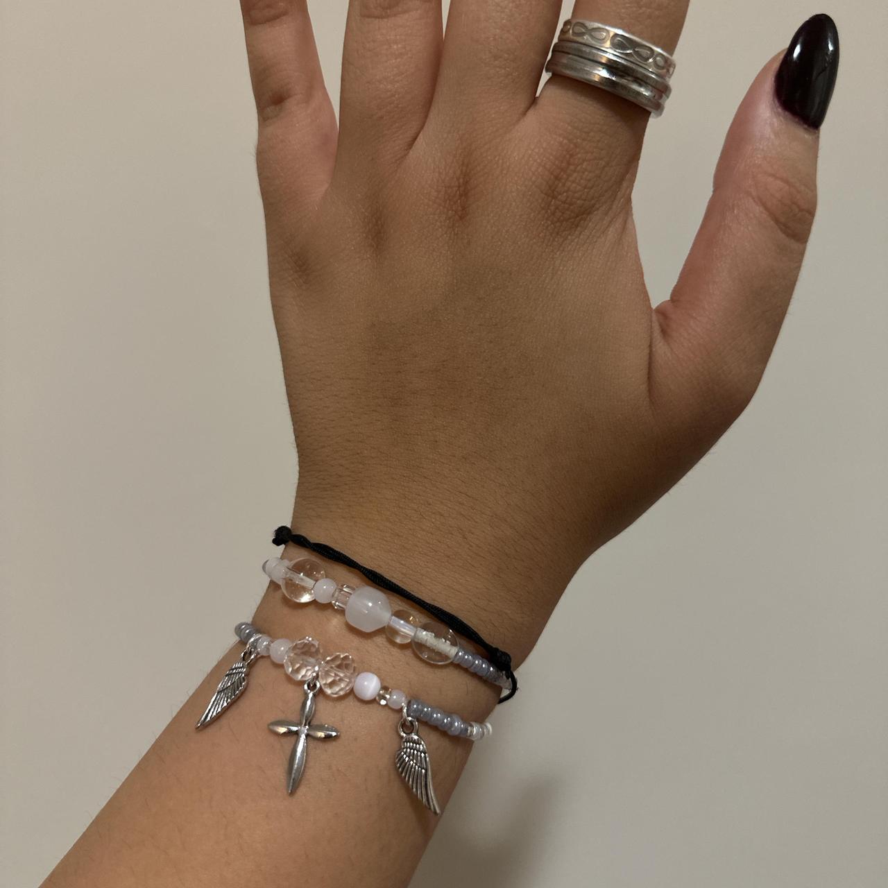 Angel vkei inspired bracelets Homemade! #vkei #angel... - Depop