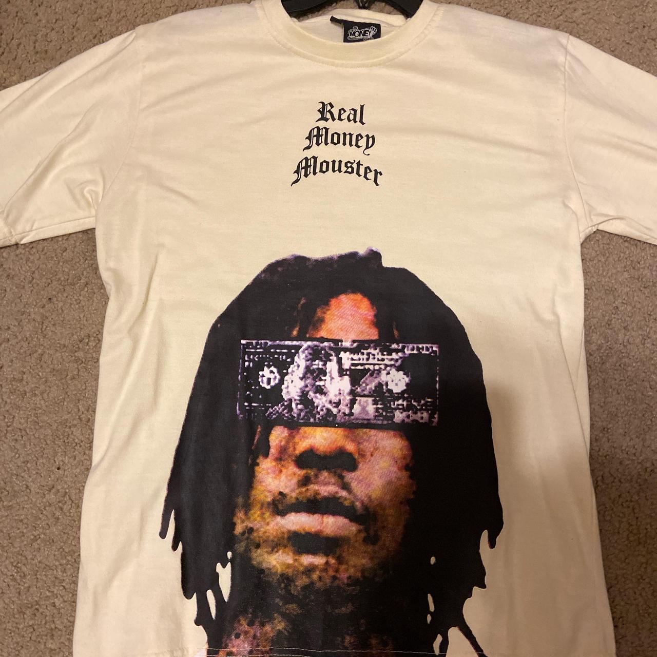 "Real Money Mouster" Chief Keef shirt - Depop