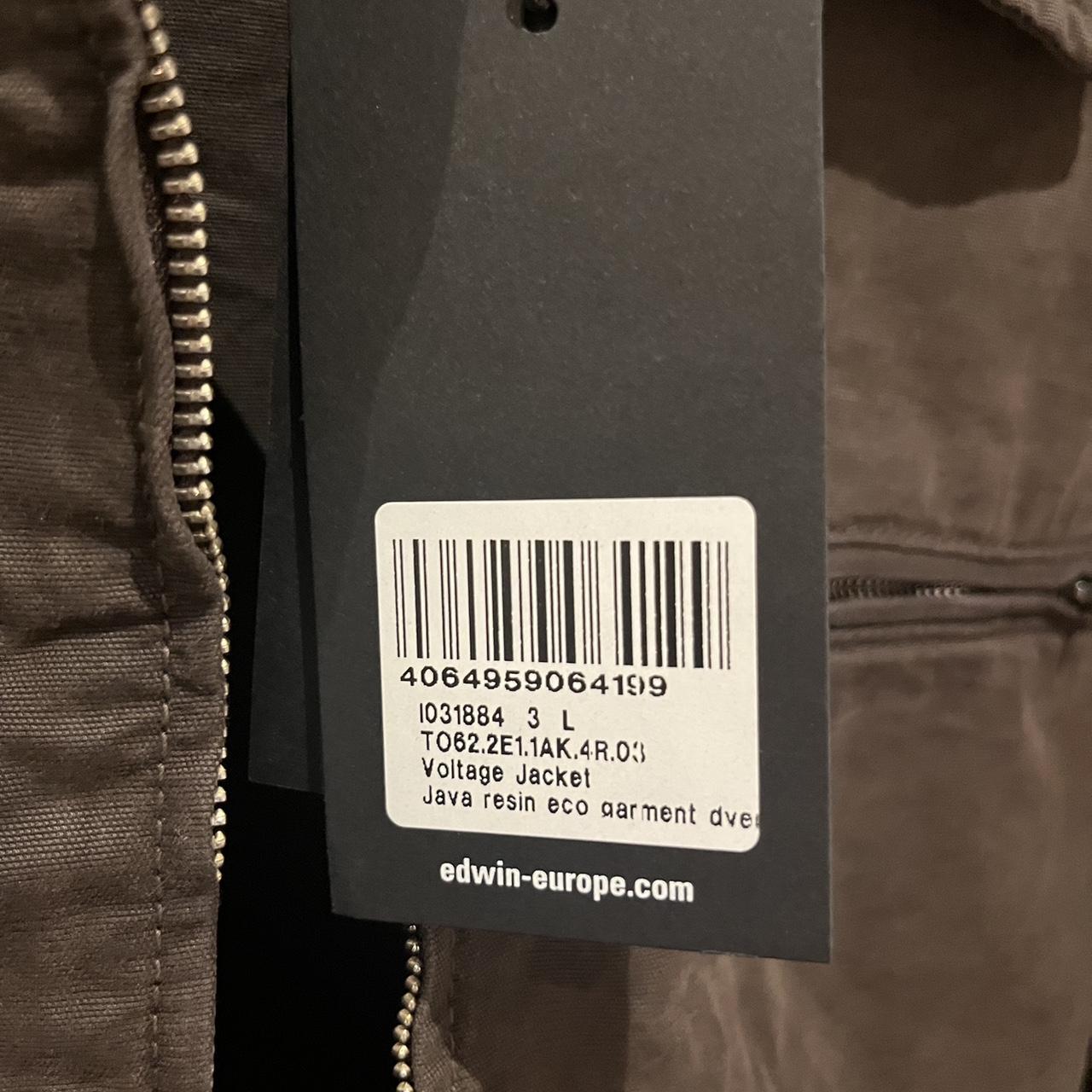 Edwin Brown Jacket Size L RRP £170 - Depop