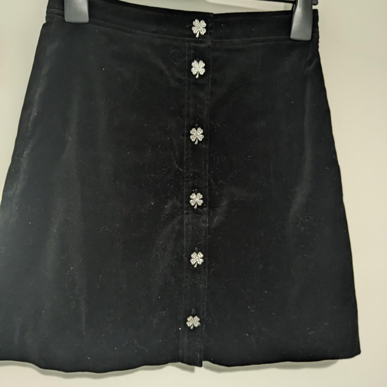 And Other Stories Mini Skirt In Velvet Xs Depop