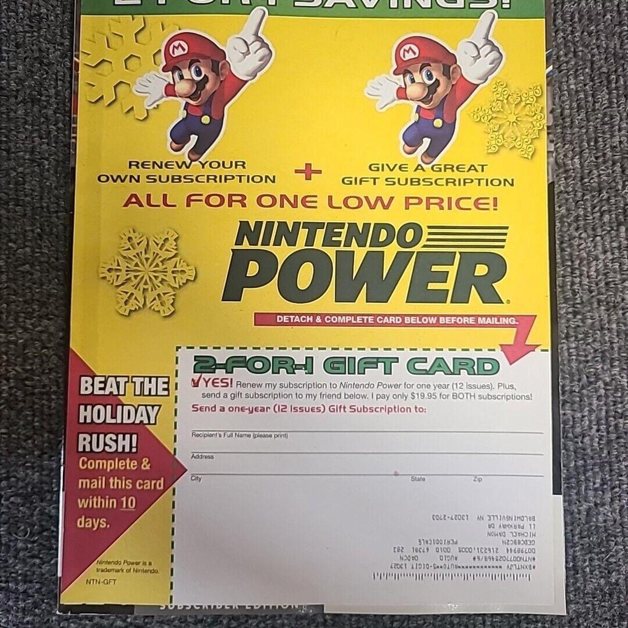 Get your hands on the latest issue of Nintendo Power... - Depop