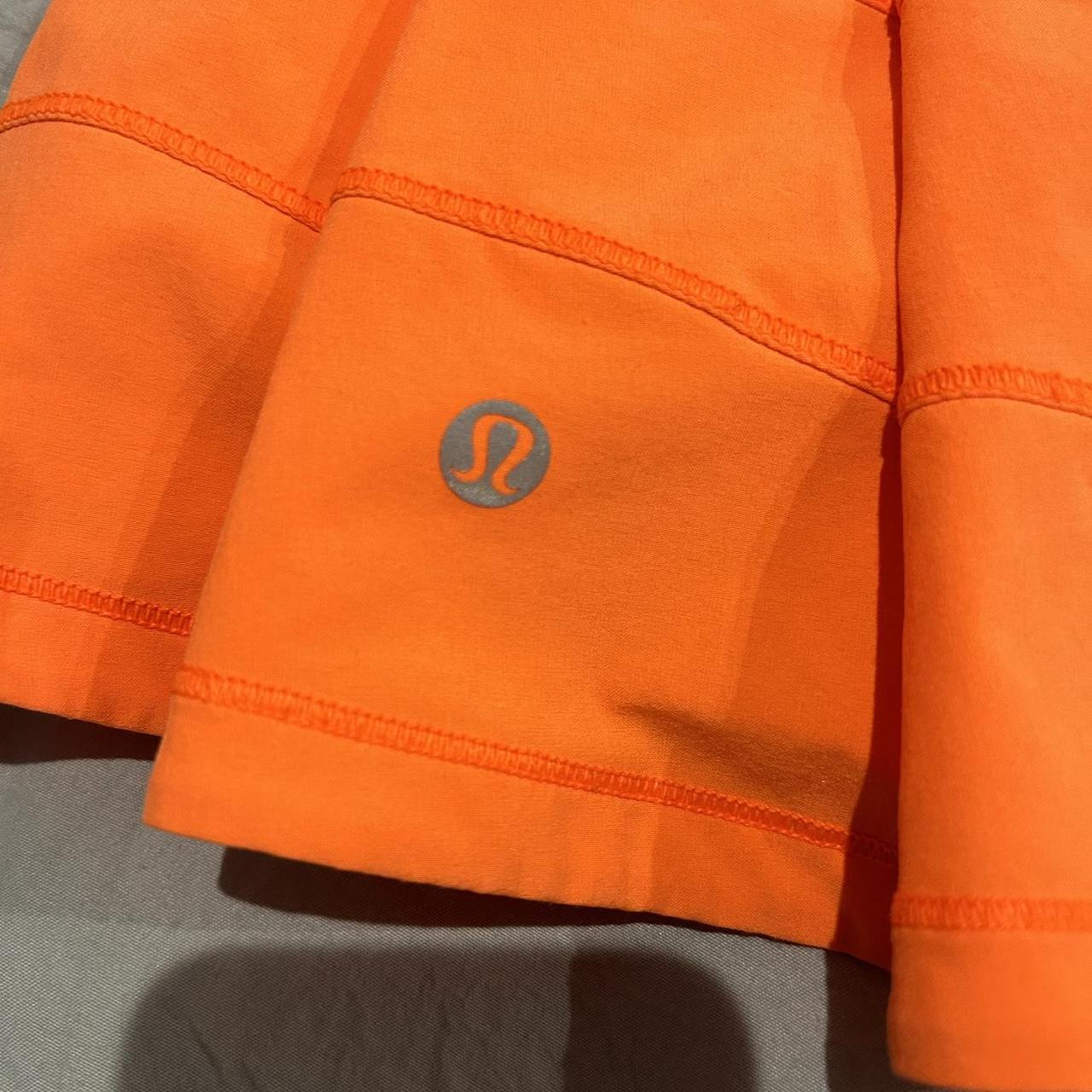 Super cute bright orange Lululemon skirt! #lululemon... - Depop