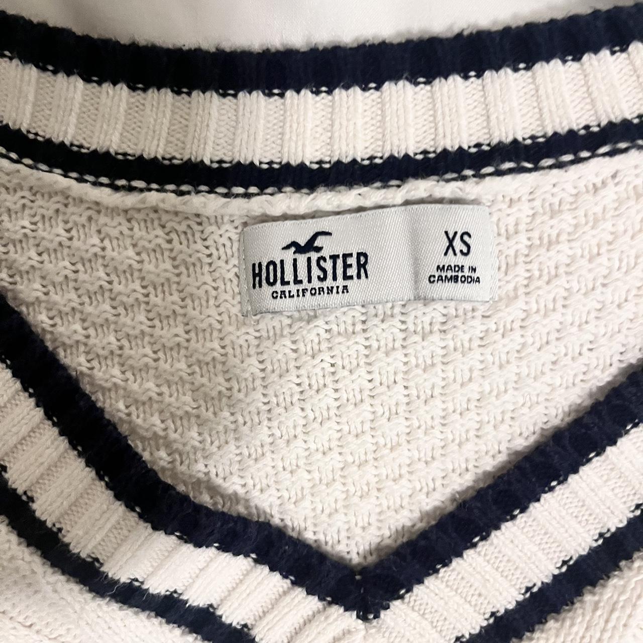 Cable knit hollister sweater (XS) Lightly used - Depop