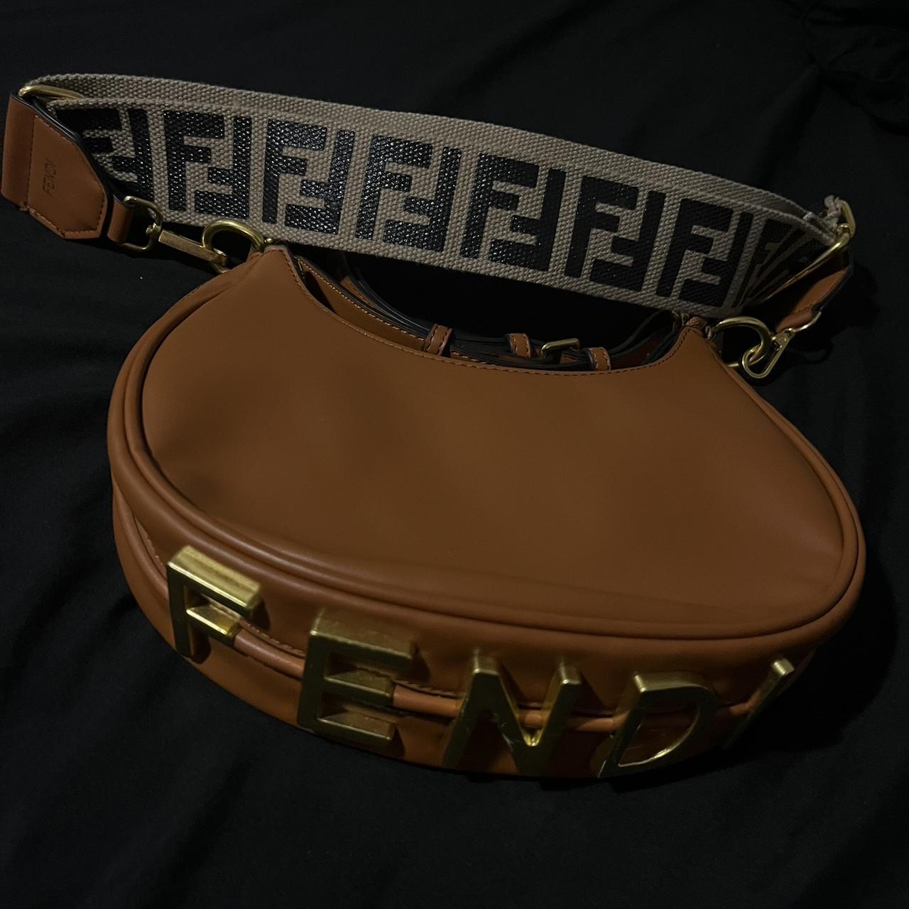 Fendi Fendigraphy Mini Purse Bag Excellent Condition... - Depop