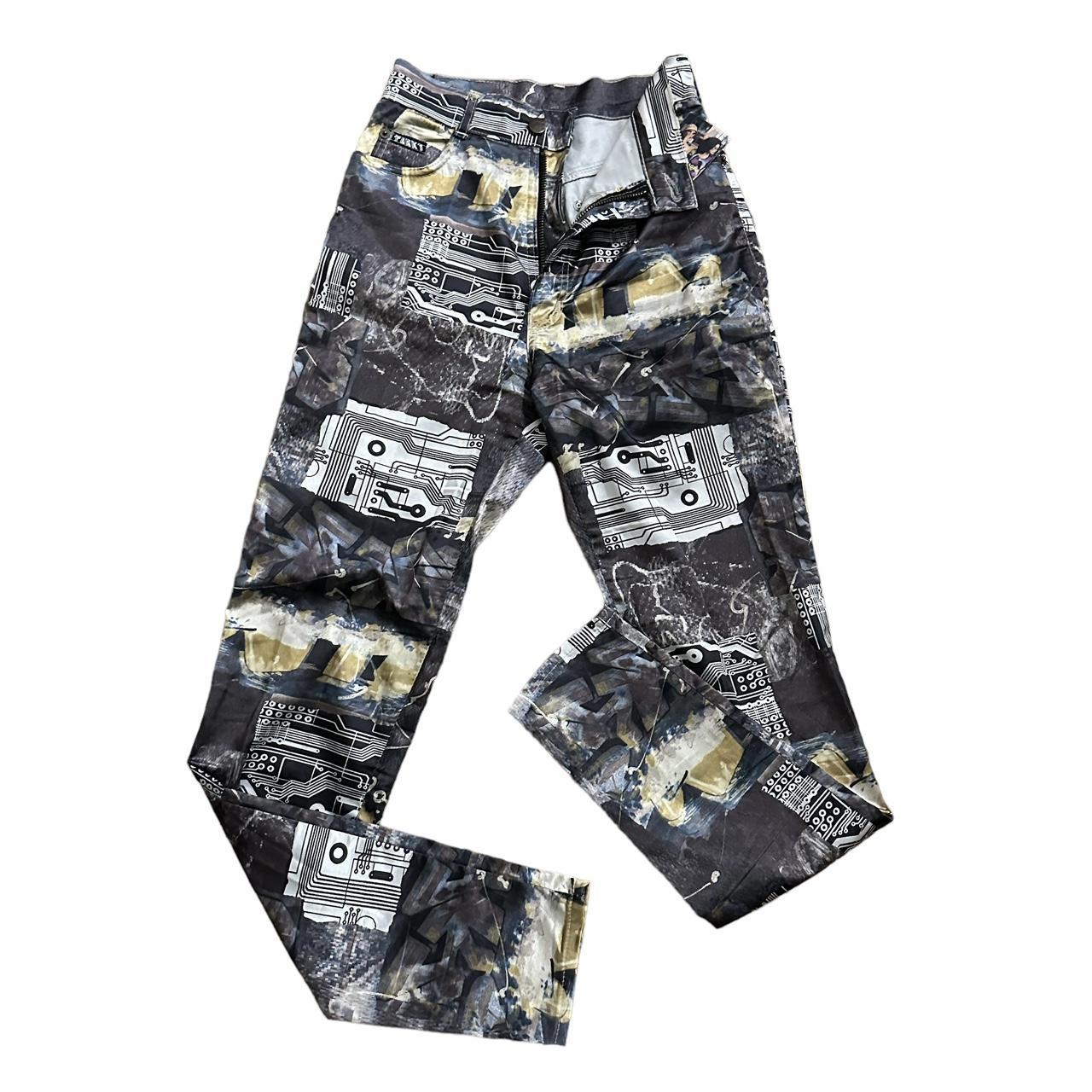 90s Tark 1 Techno High waisted pants Brand new tags... - Depop
