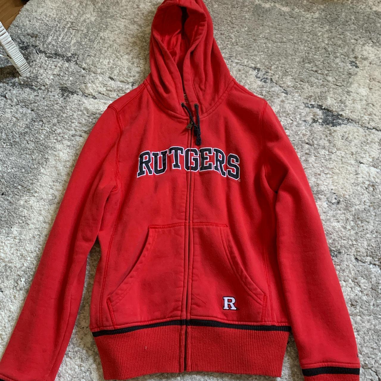 Woman’s Small Vintage nike Rutgers college zip up... - Depop