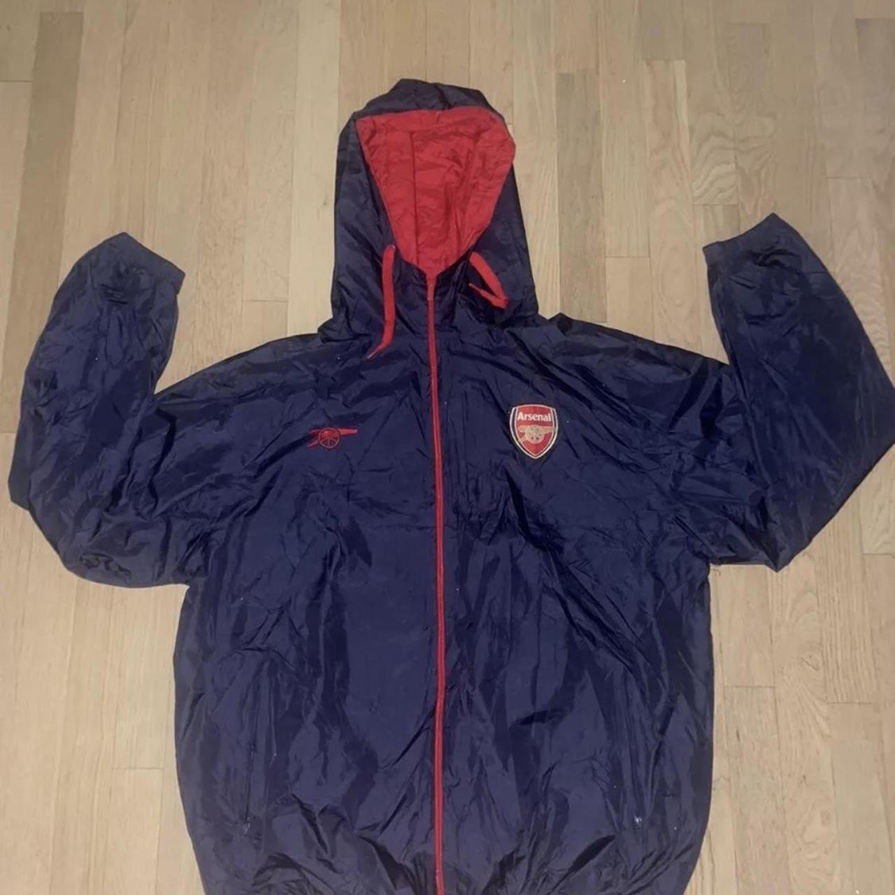 Vintage arsenal training jacket Size XL but fits... - Depop