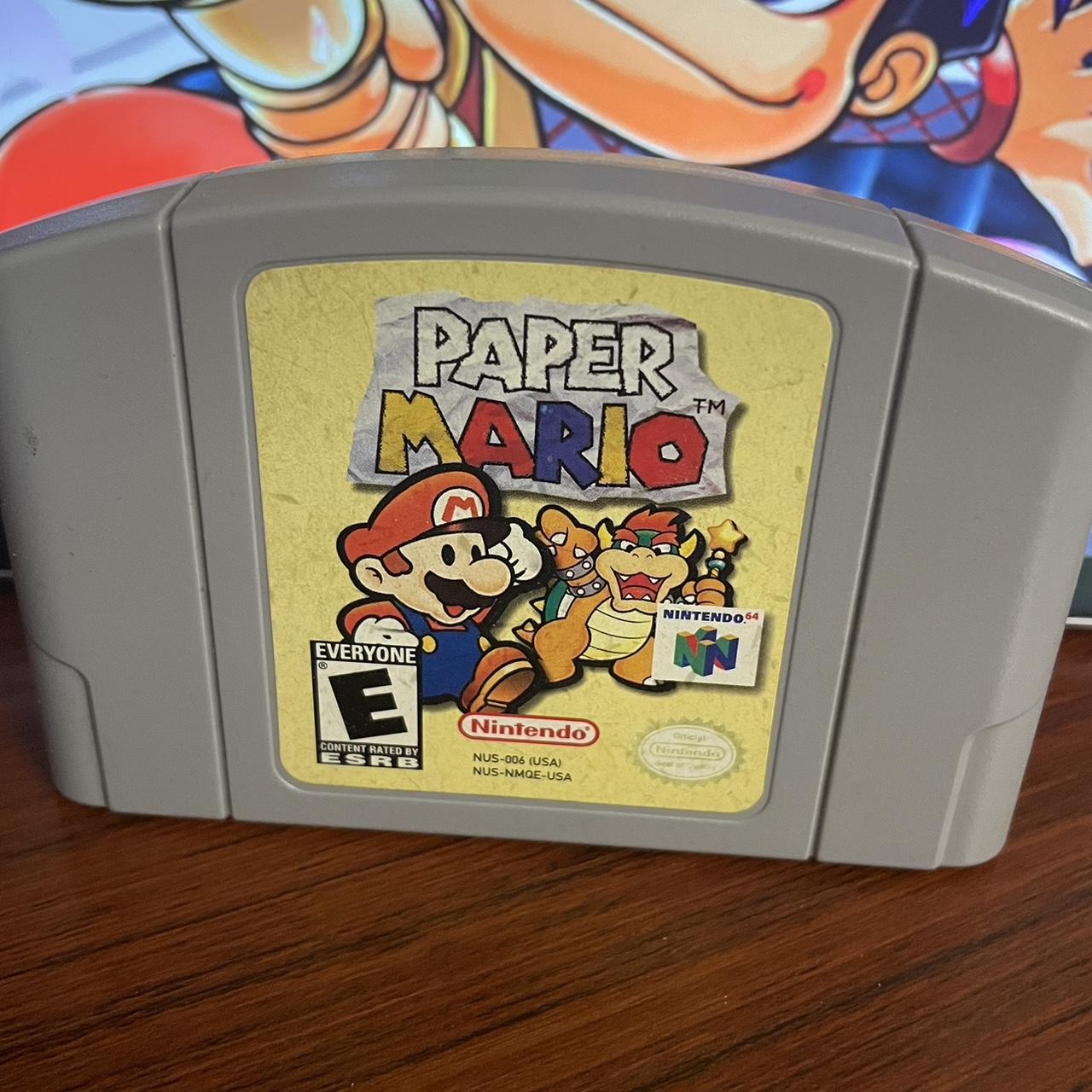 Paper Mario Nintendo 64 N64 authentic and usually... - Depop