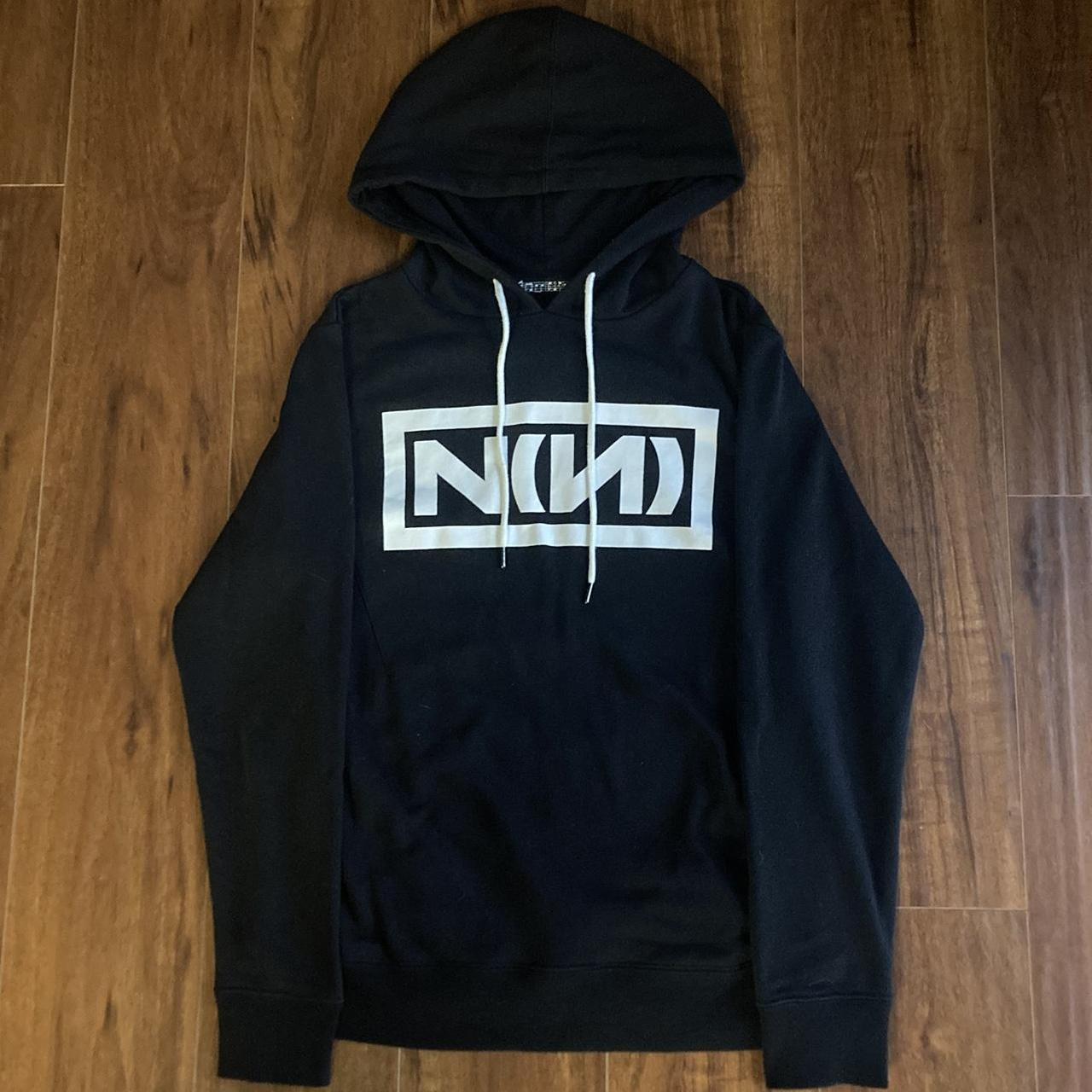 Number (n)ine nine inch nails logo hoodie Size M... - Depop