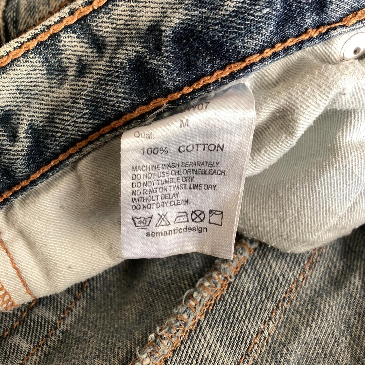 Semantic design psychedelic print bootcut... | Depop