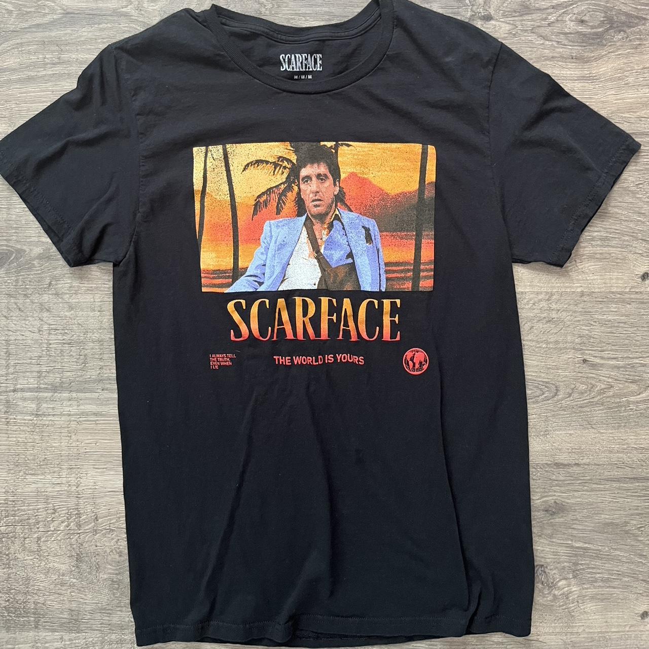 Scarface Black Shirt M #Scarface #TShirt - Depop