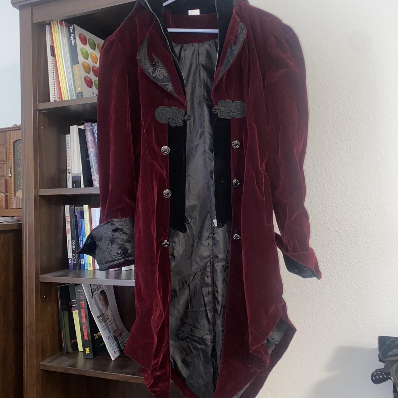 Victorian/Romantic/Vampire Goth Coat Never worn,... - Depop