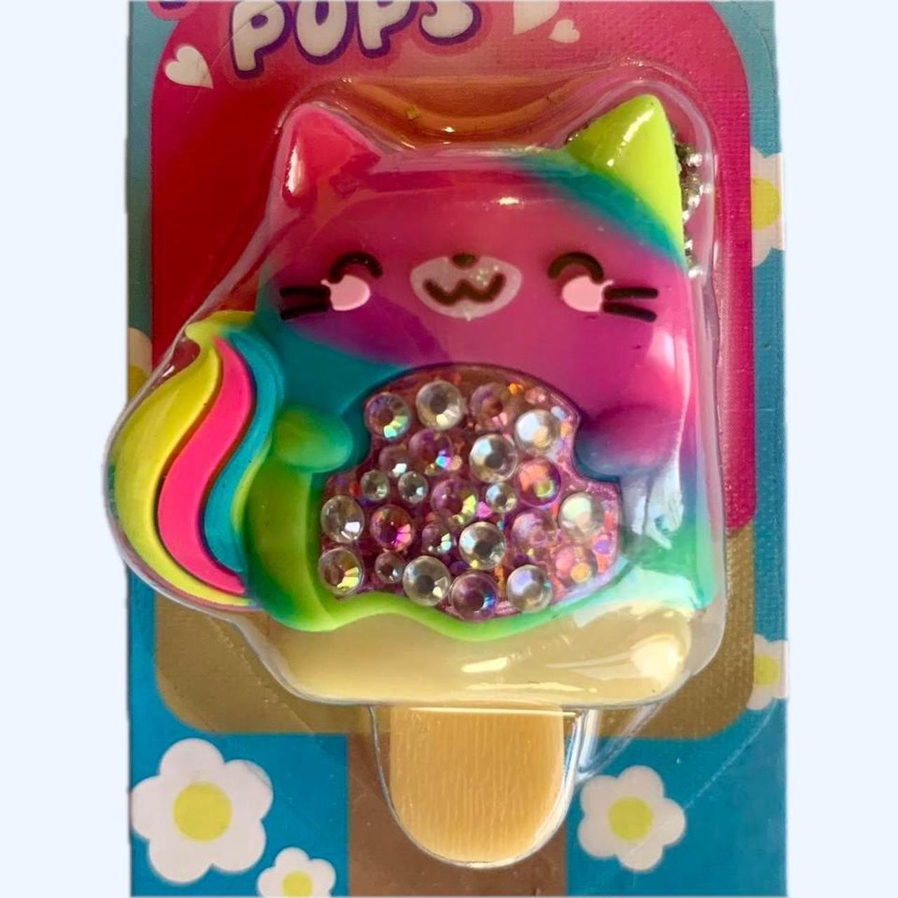 Claire’s Pucker Pop Rainbow Cat Lip Gloss — Wild... - Depop