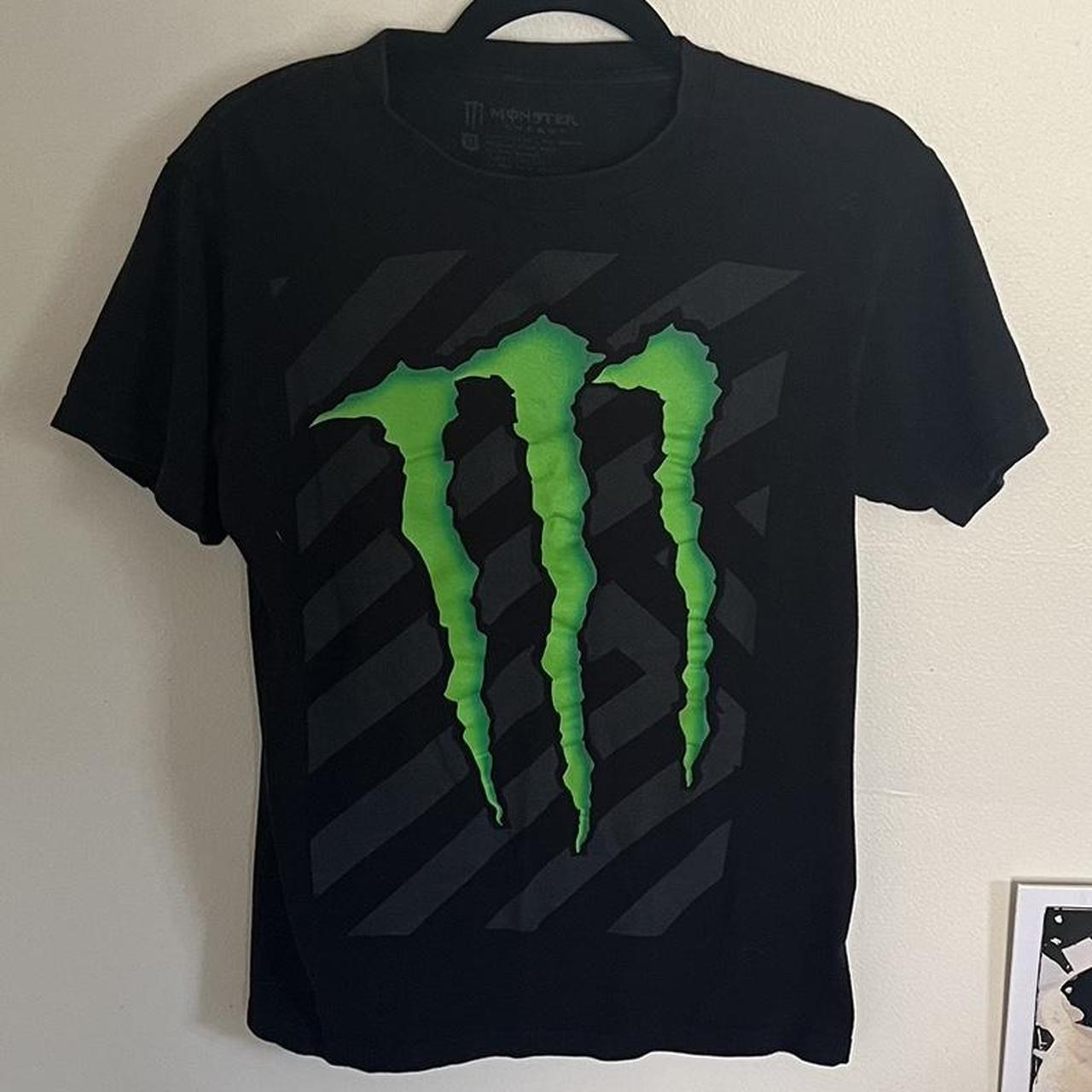 Clean Monster Energy Tee Size S #skater #2000s... - Depop