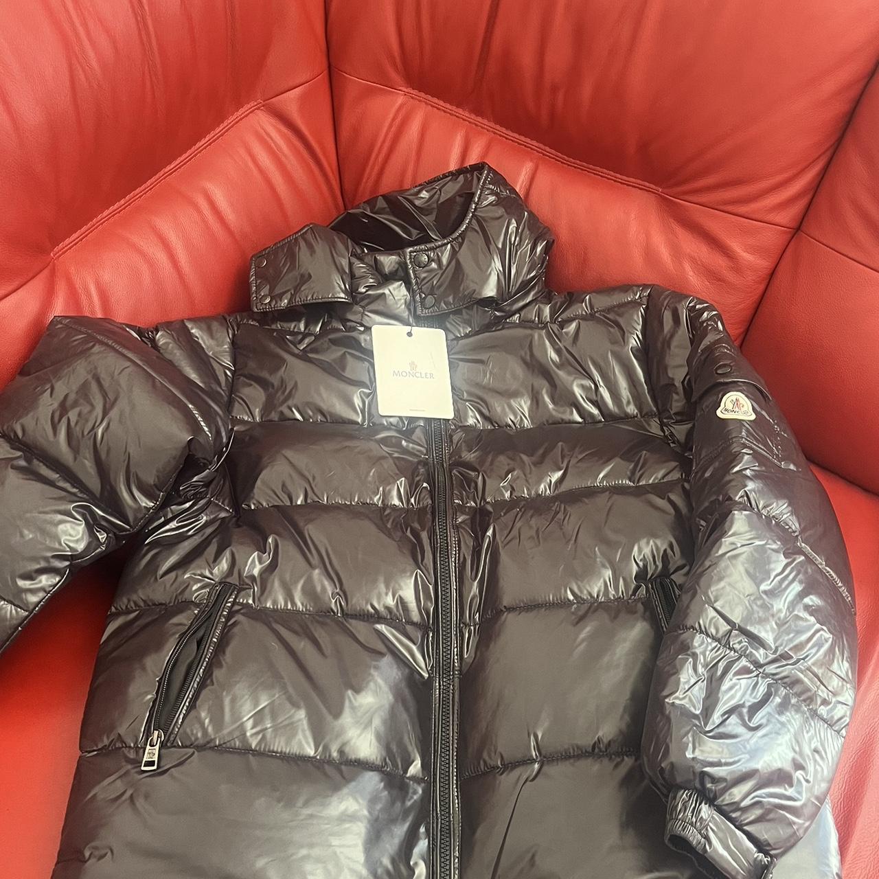 XXL Moncler with Qr code to website will fit size... - Depop