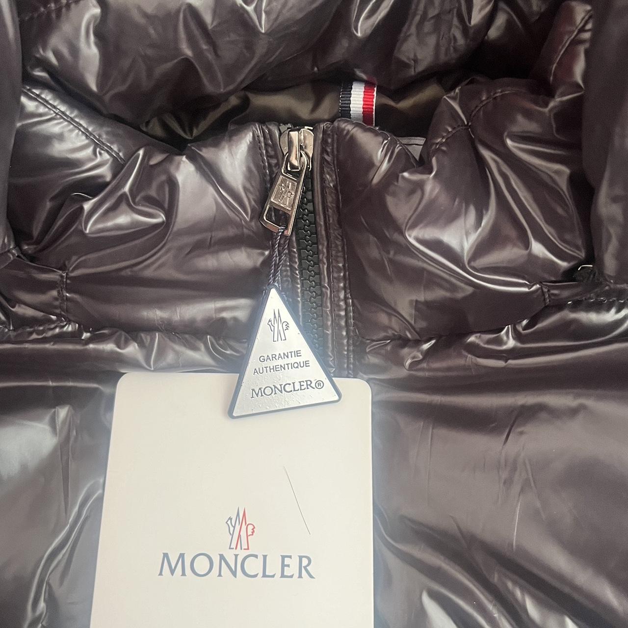 XXL Moncler with Qr code to website will fit size... - Depop