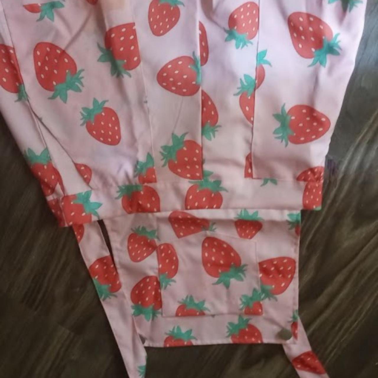 strawberry overalls there's nothing wrong with it i... - Depop