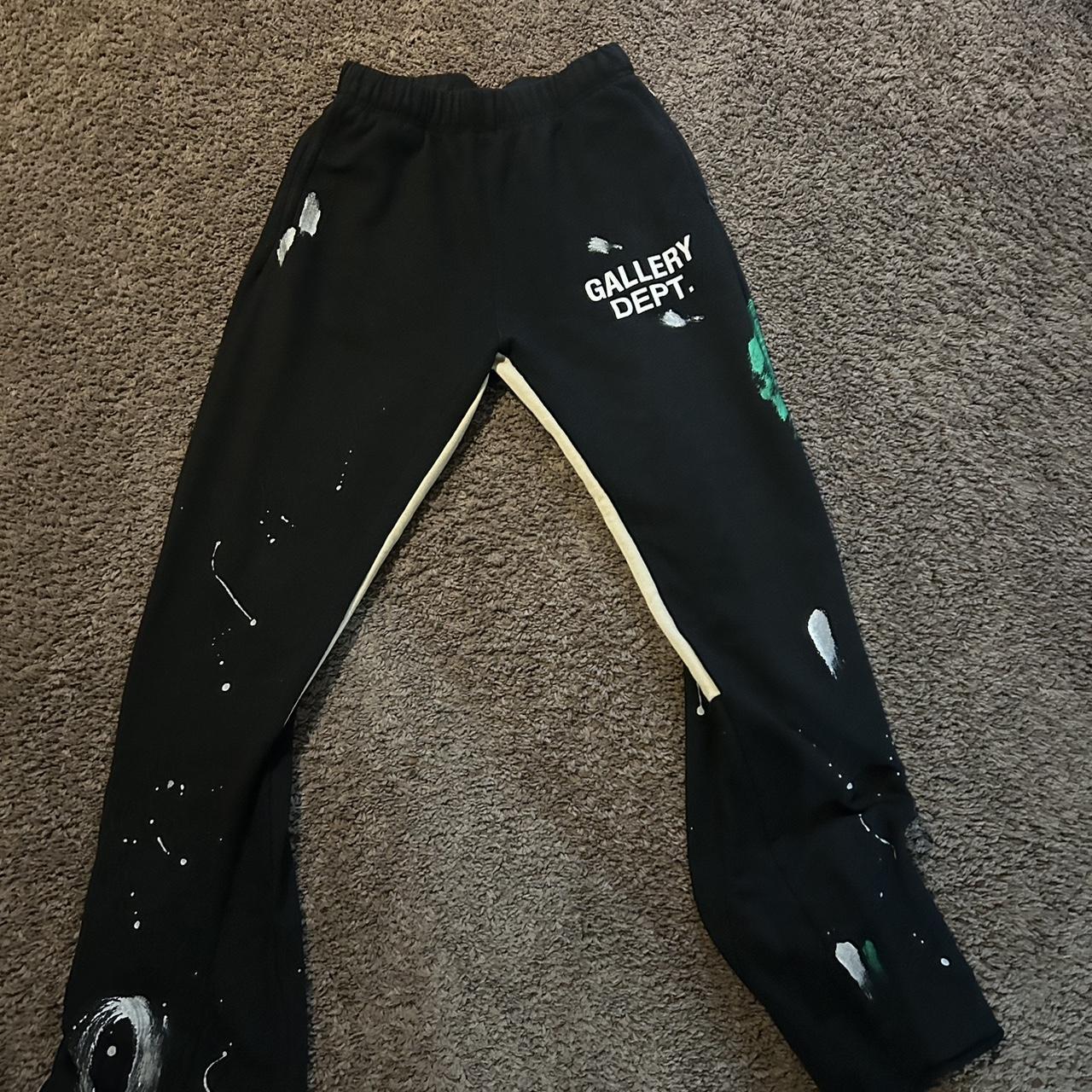 Gallery Dept Flared Sweats ‘Black’ - Depop