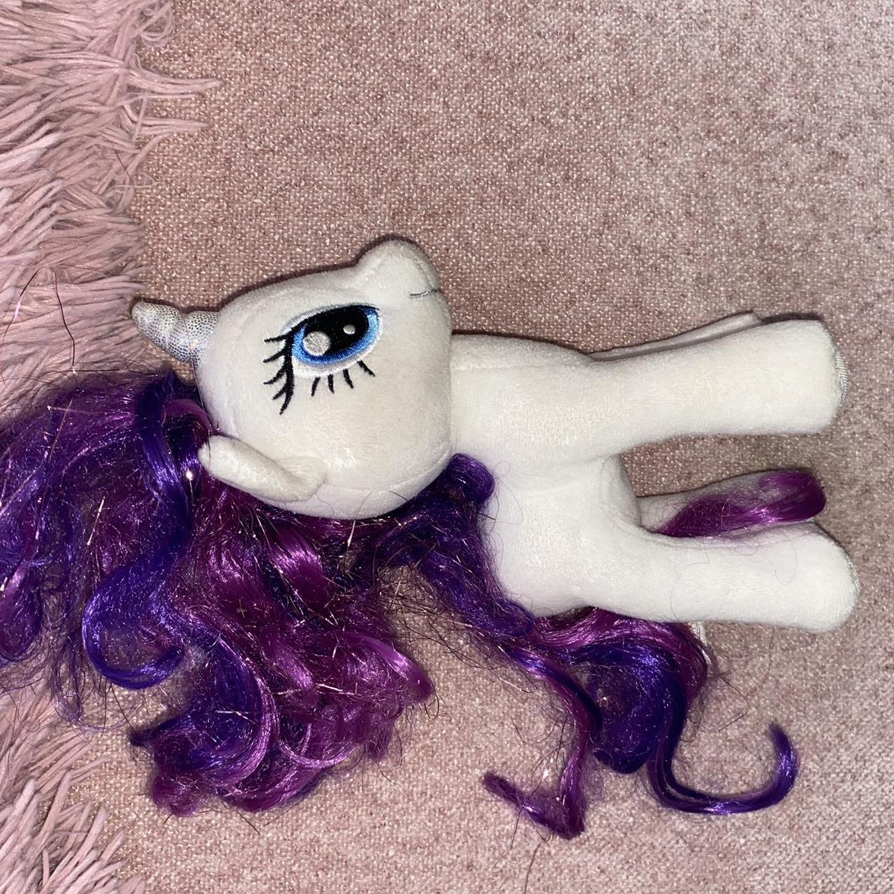Rarity my little pony mlp plush by TY sparkles 2015... | Depop