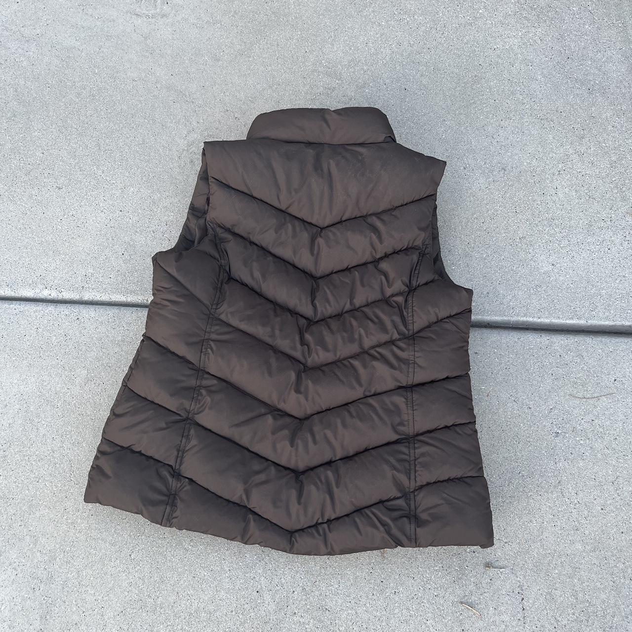 Gap Mocha Puffer Vest Size S #gap#puffer#snowboard - Depop