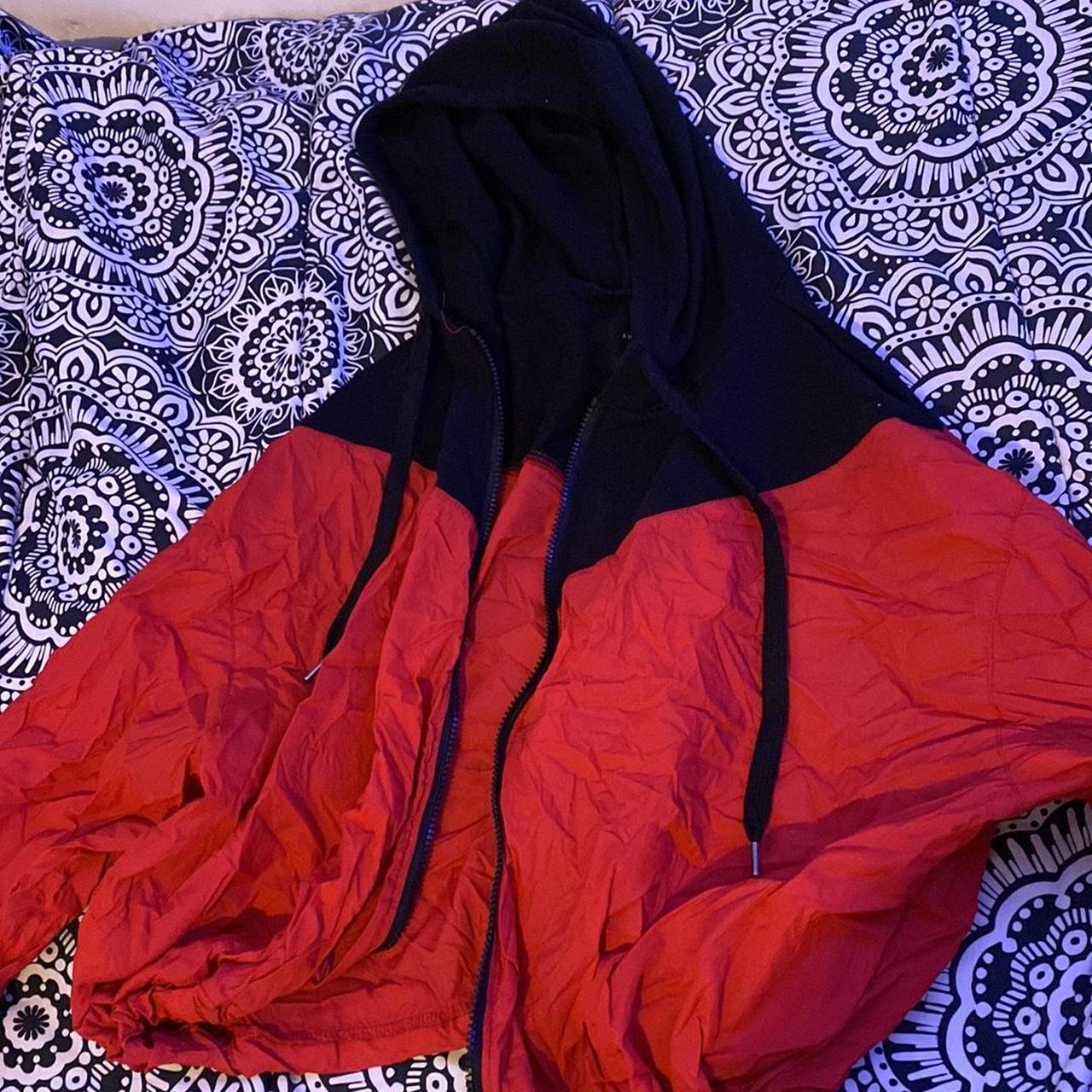 Red workout jacket - Depop
