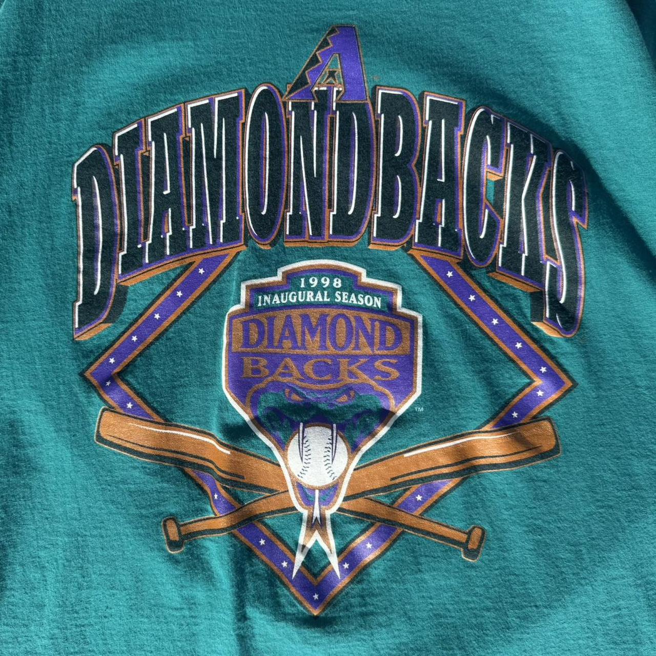 1998 Diamondbacks teal tee flawless condition - Depop
