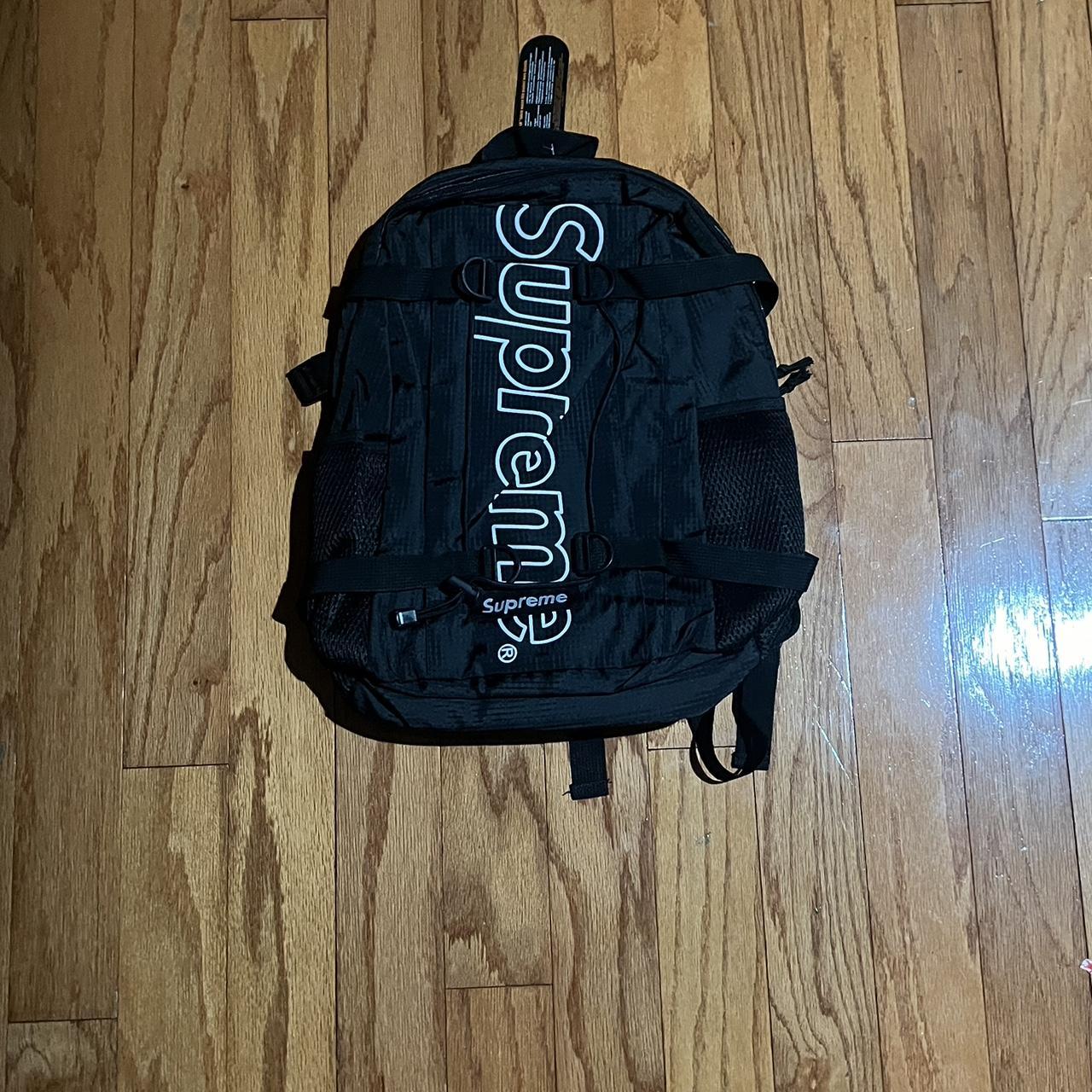 Black Supreme FW18 Backpack Brand New 🆕 HMU 🤙 ONE... - Depop