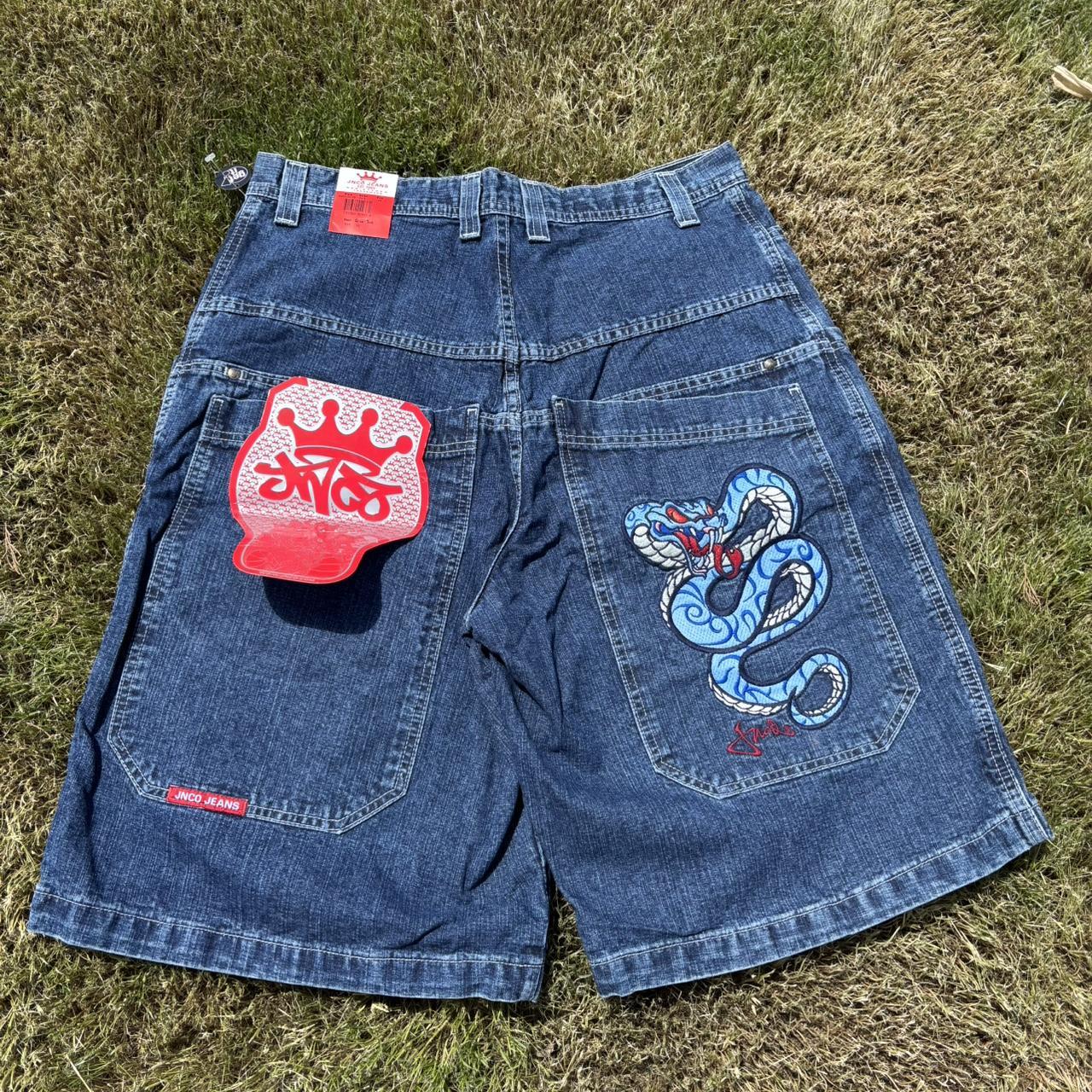 Jnco snake shorts with tags😛 send high trades and... | Depop