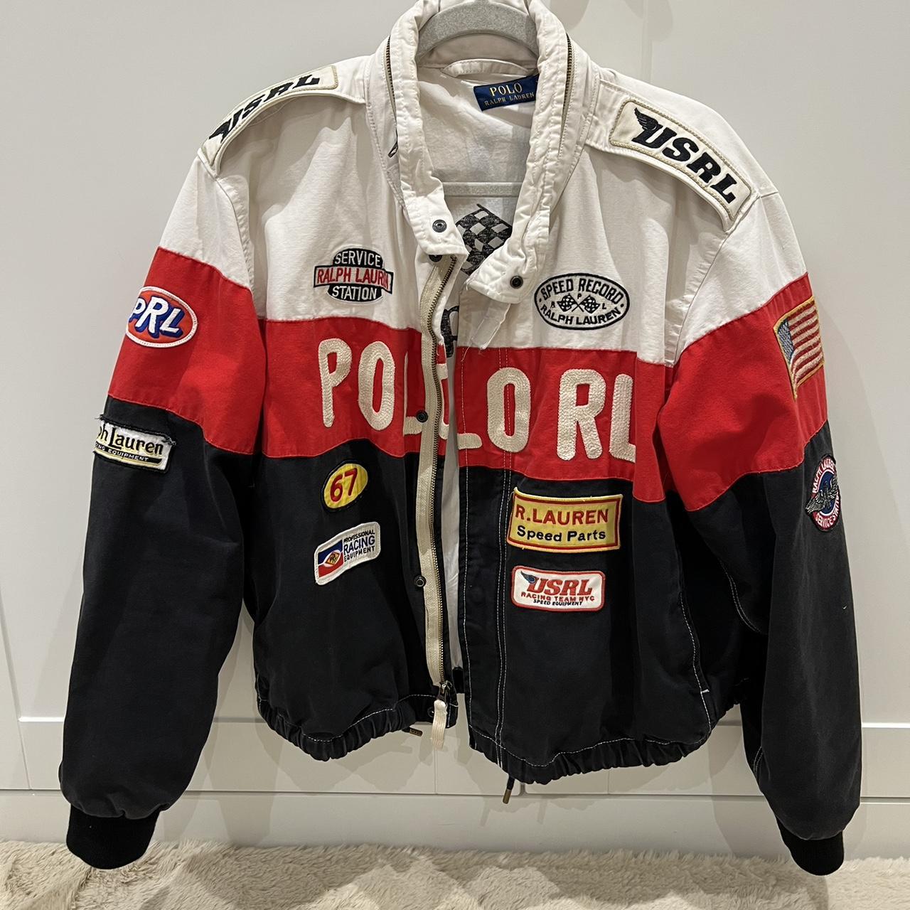 RALPH LAUREN RACING JACKET 🖤 ️ SO RARE send offers... - Depop