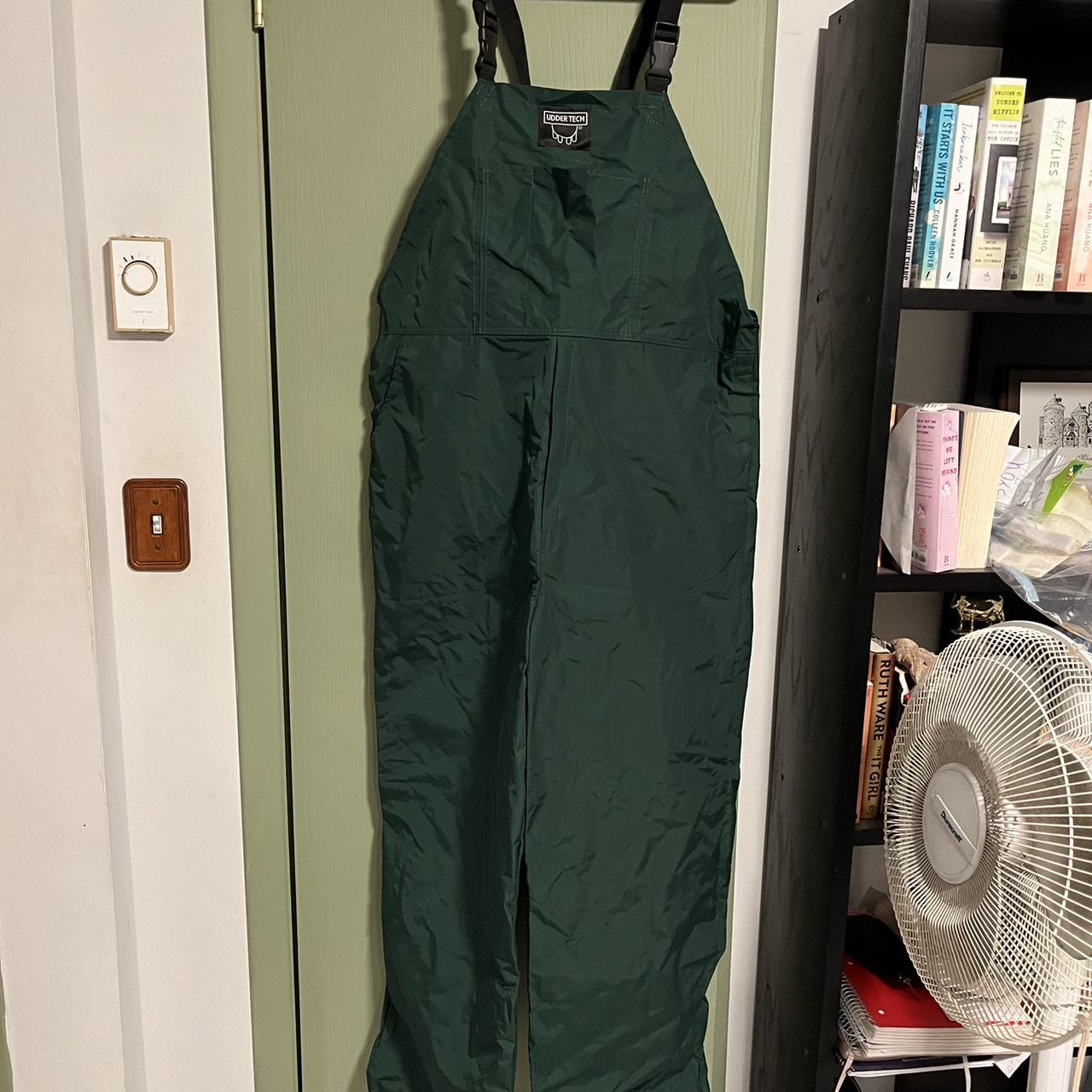 Green uddertech bibs, they are size medium but they... | Depop