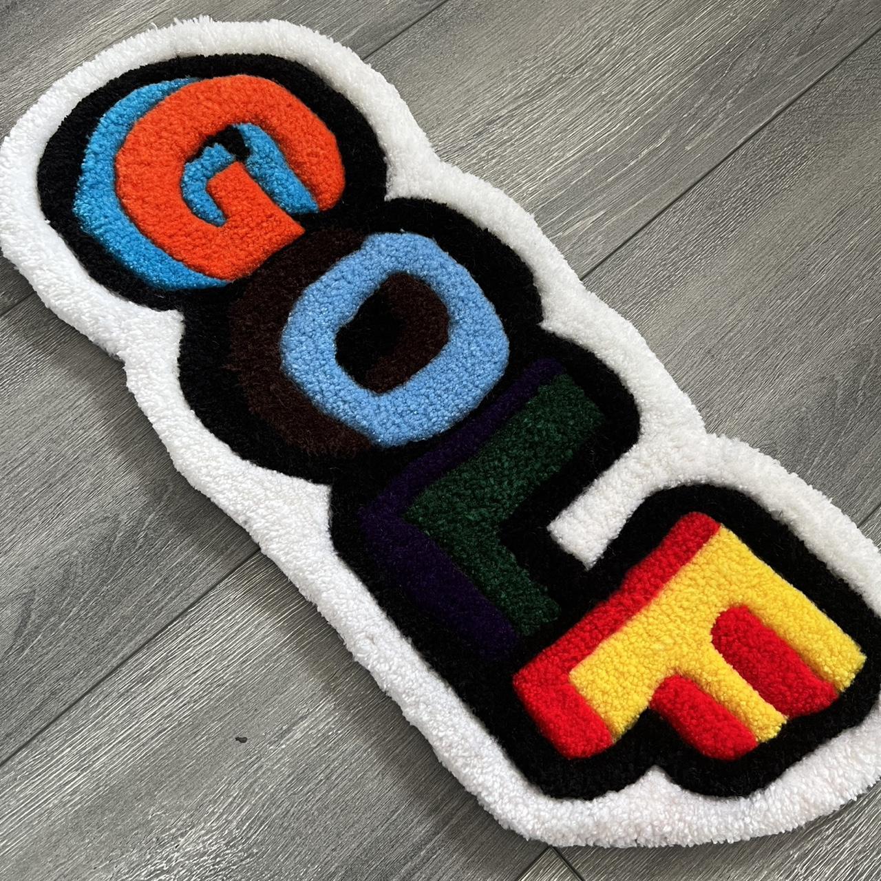 golf tyler the creator rug S📏9 inches and 23 wide... - Depop