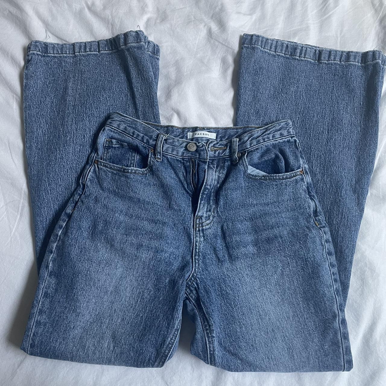 PacSun High Rise Flare Jeans Worn but no damages or... - Depop