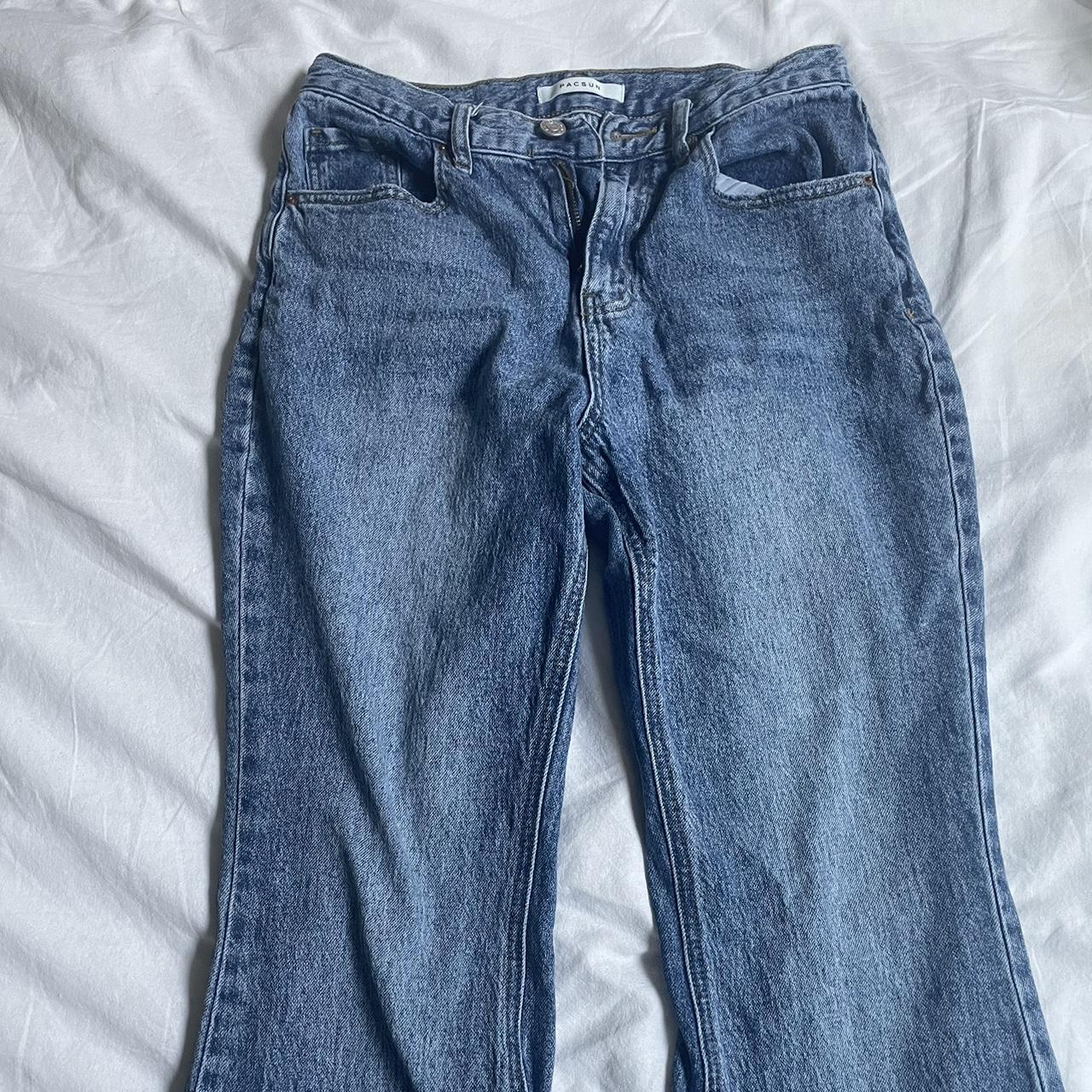 PacSun High Rise Flare Jeans Worn but no damages or... - Depop