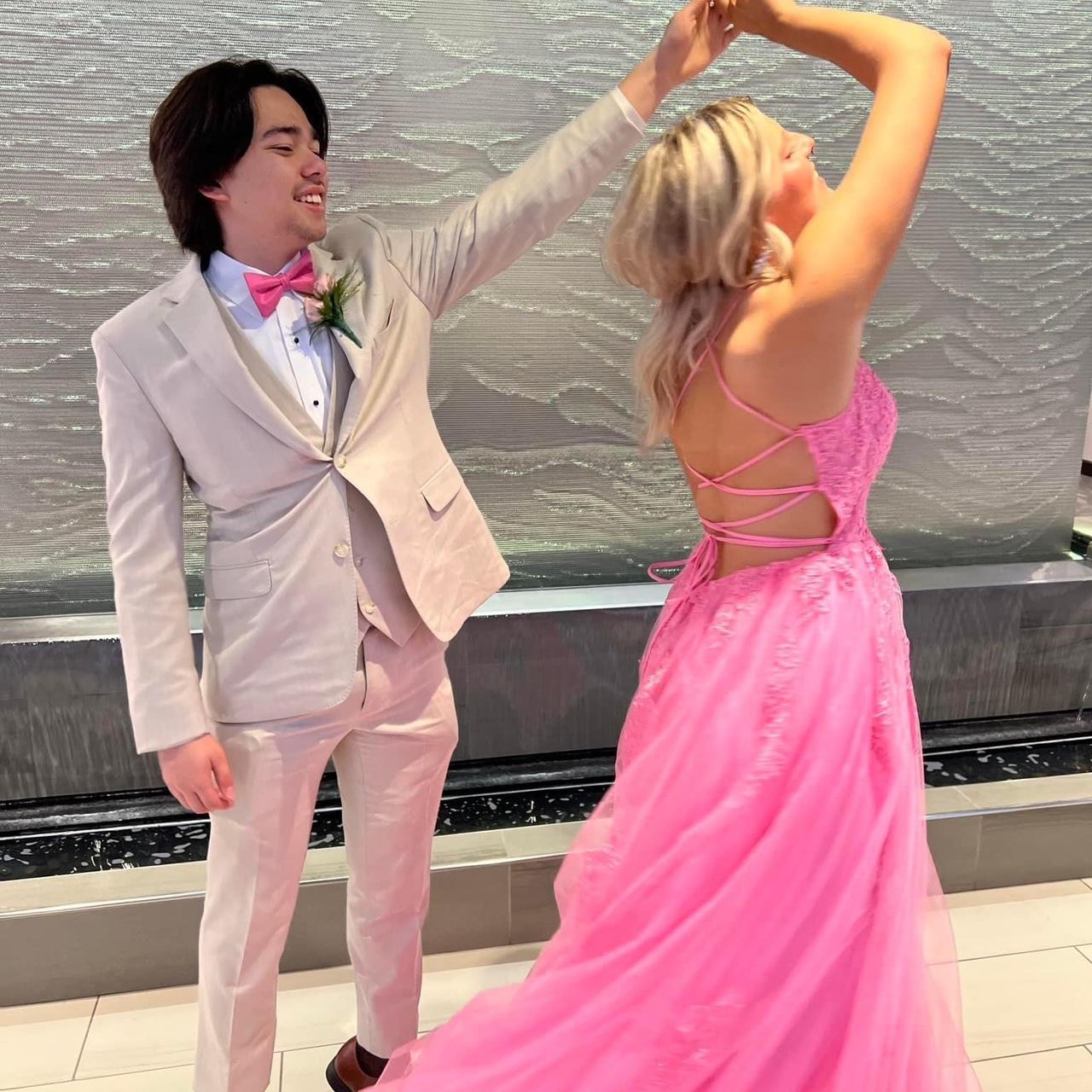 GLAM PINK BARBIE PROM DRESS I wore this for prom... - Depop