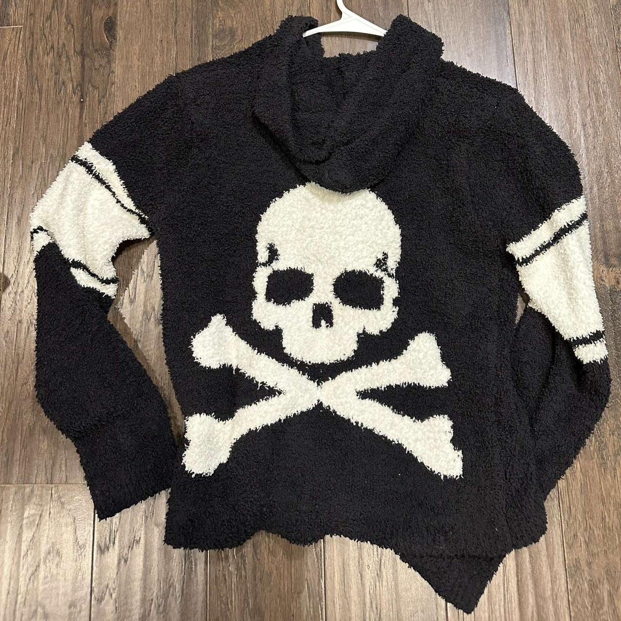 Mastermind Japan Fleece Skeleton Zip Up size Small - Depop