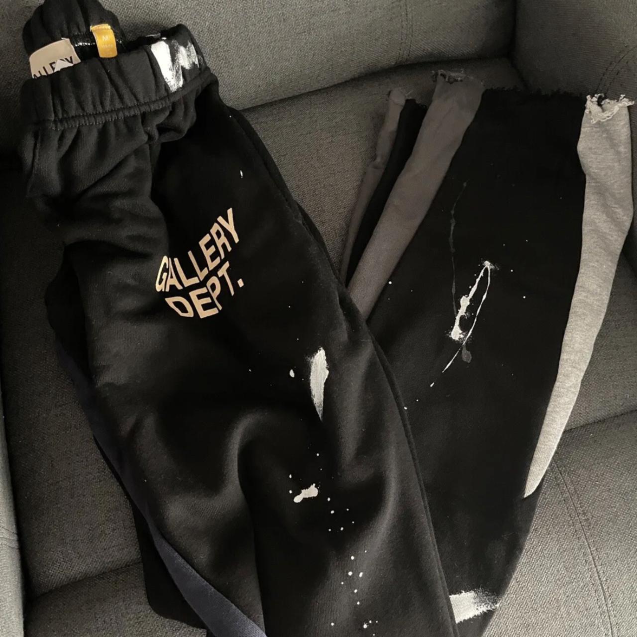 GALLERY DEPT SWEATPANTS SIZE/M FAST SHIPPING... - Depop