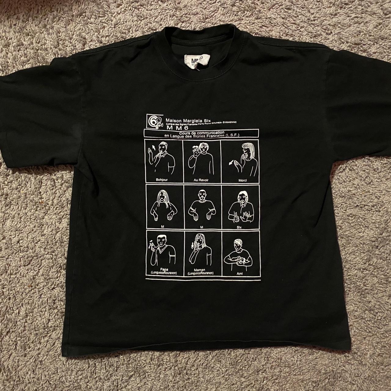 Maison margiela sign language shirt | Depop