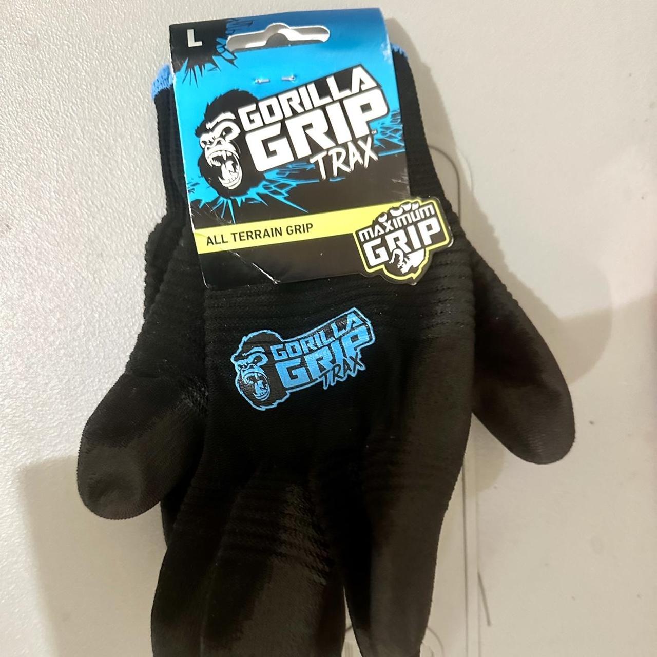 Brand new with tags Gorilla Grip Trax work gloves szL - Depop