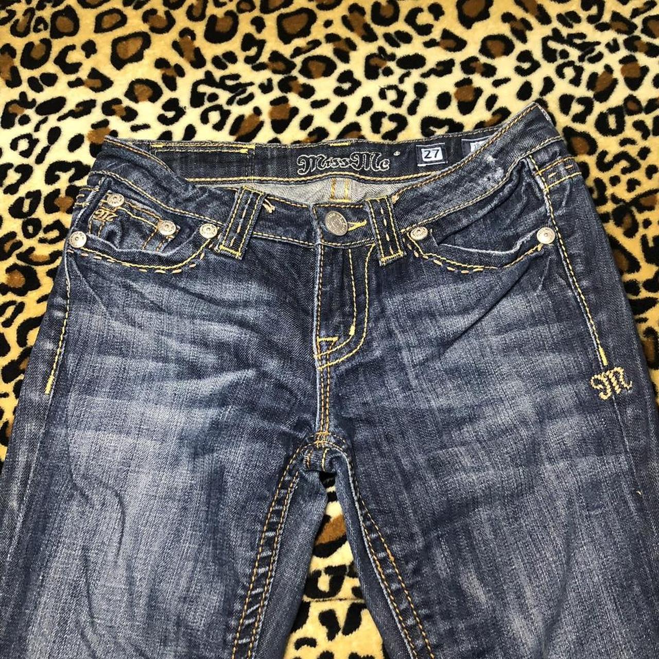 Miss me jeans -size 27 -bootcut Perfect condition... - Depop